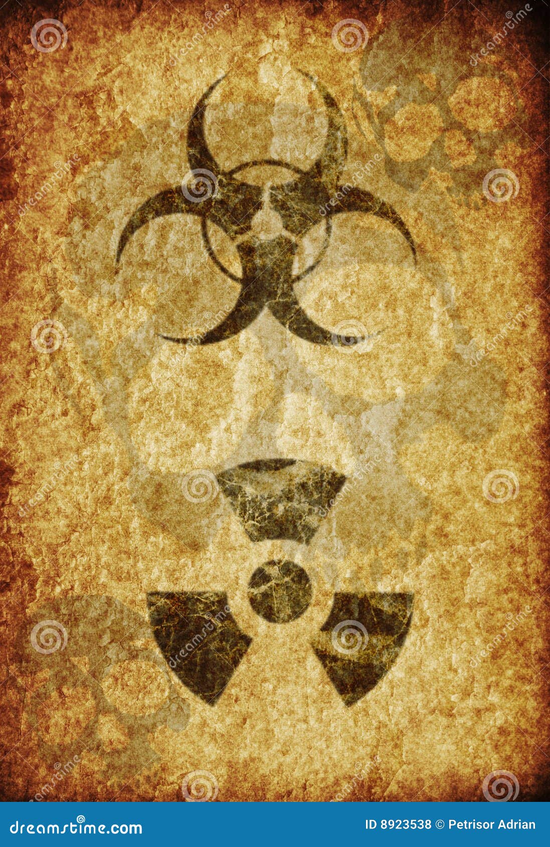 Background Texture Of Danger Signs Stock Photo - Image: 8923538