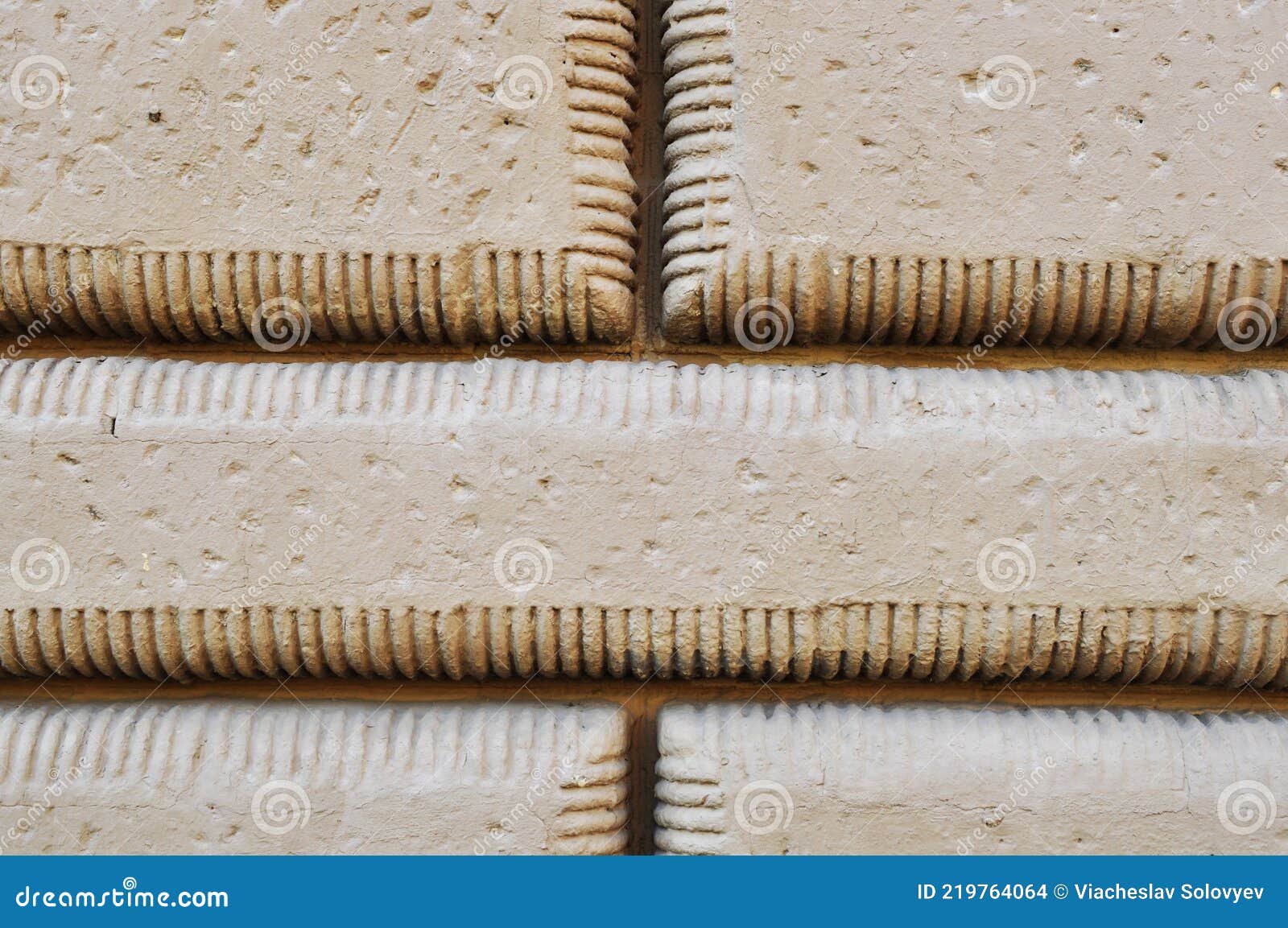 Close-up of a Brick Wall. Figured Plaster Stock Photo - Image of ...