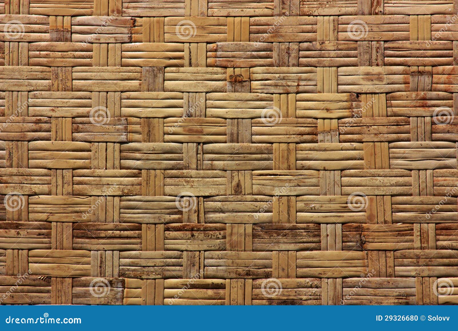 Background Texture from Dry Woven Bamboo Wood Color Stock Photo - Image ...