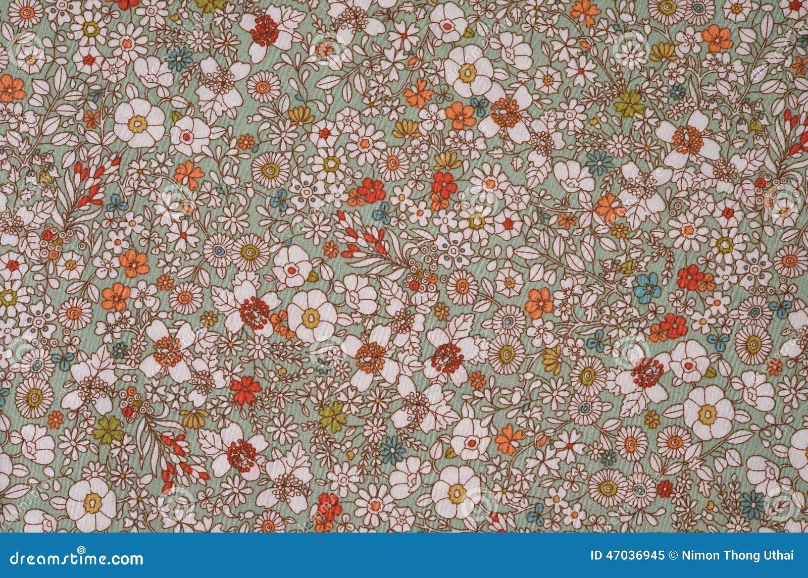 Background Texture Fabric Floral Pattern Stock Illustration ...