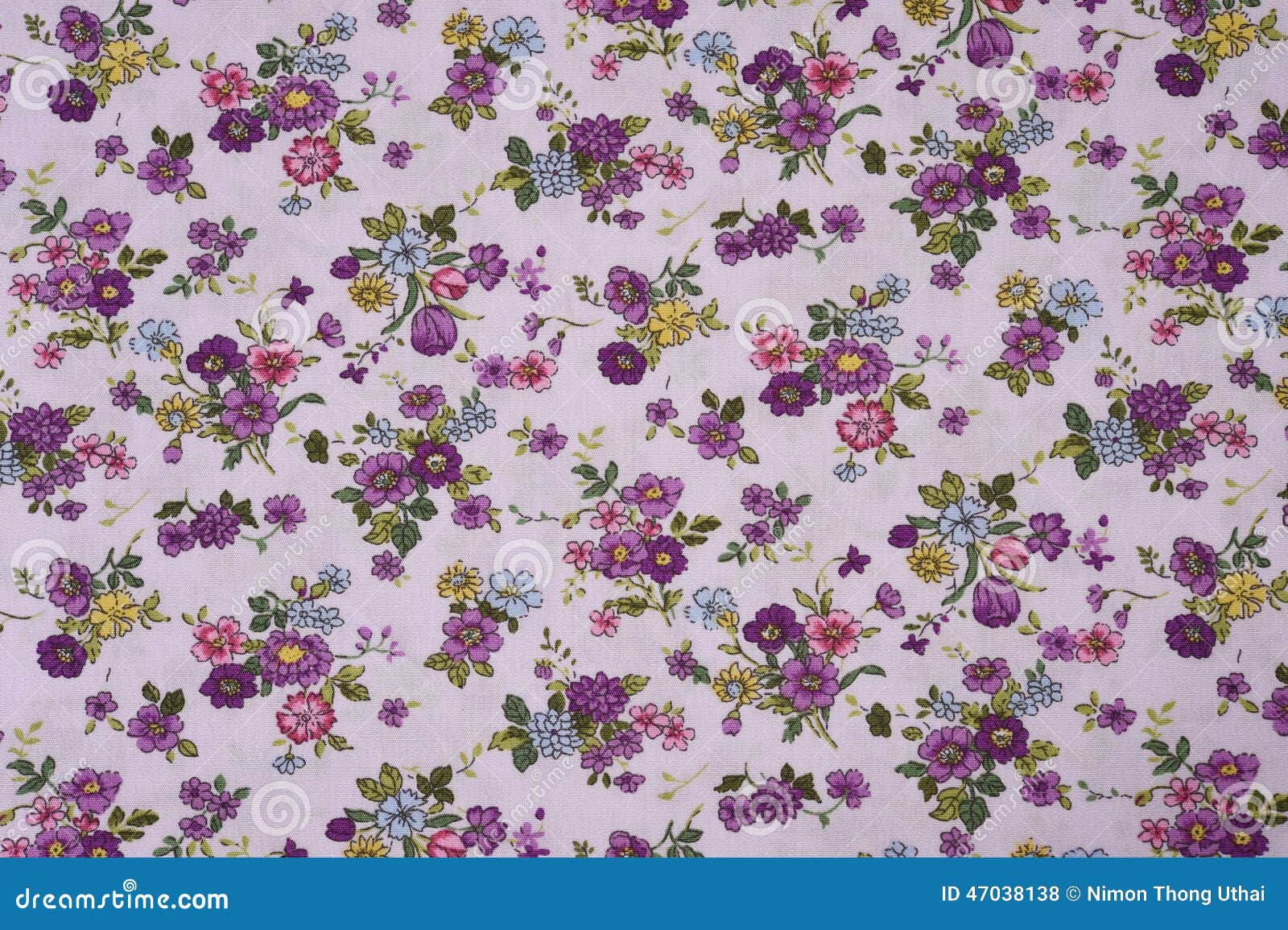 Background Texture Fabric Floral Pattern Stock Illustration ...
