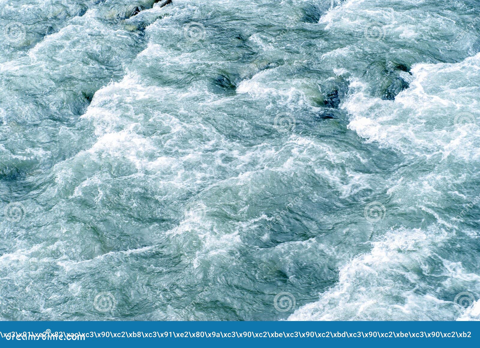 Background, Texture: a Fast Stream of Water in a Mountain River Stock ...