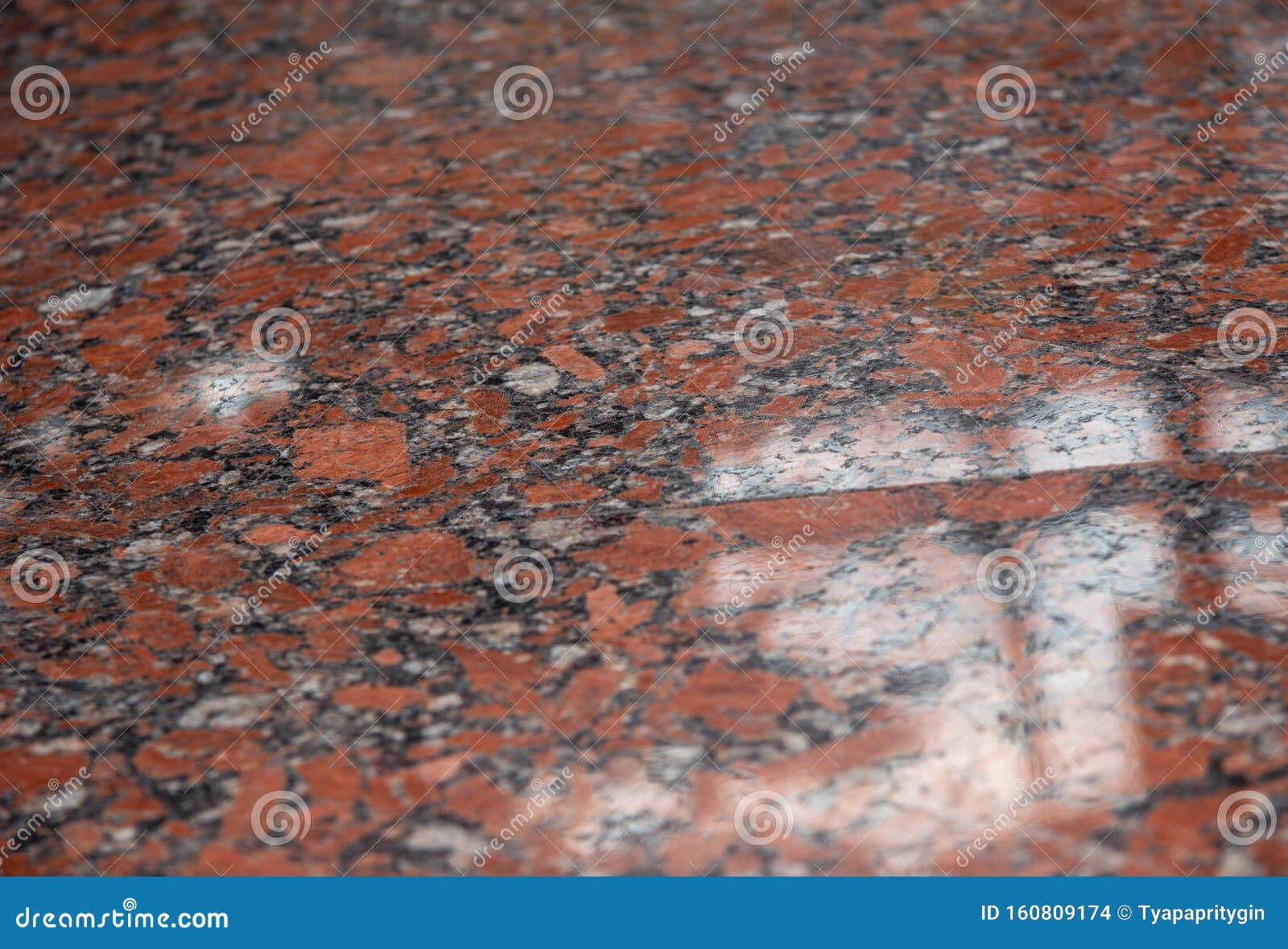 Background Texture: Granite Polished Tiles with Light Reflection Stock ...