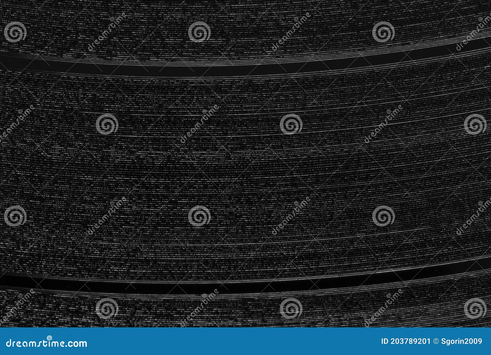 Background Texture of Grooves on Retro Vinyl Record, Close-up Stock ...