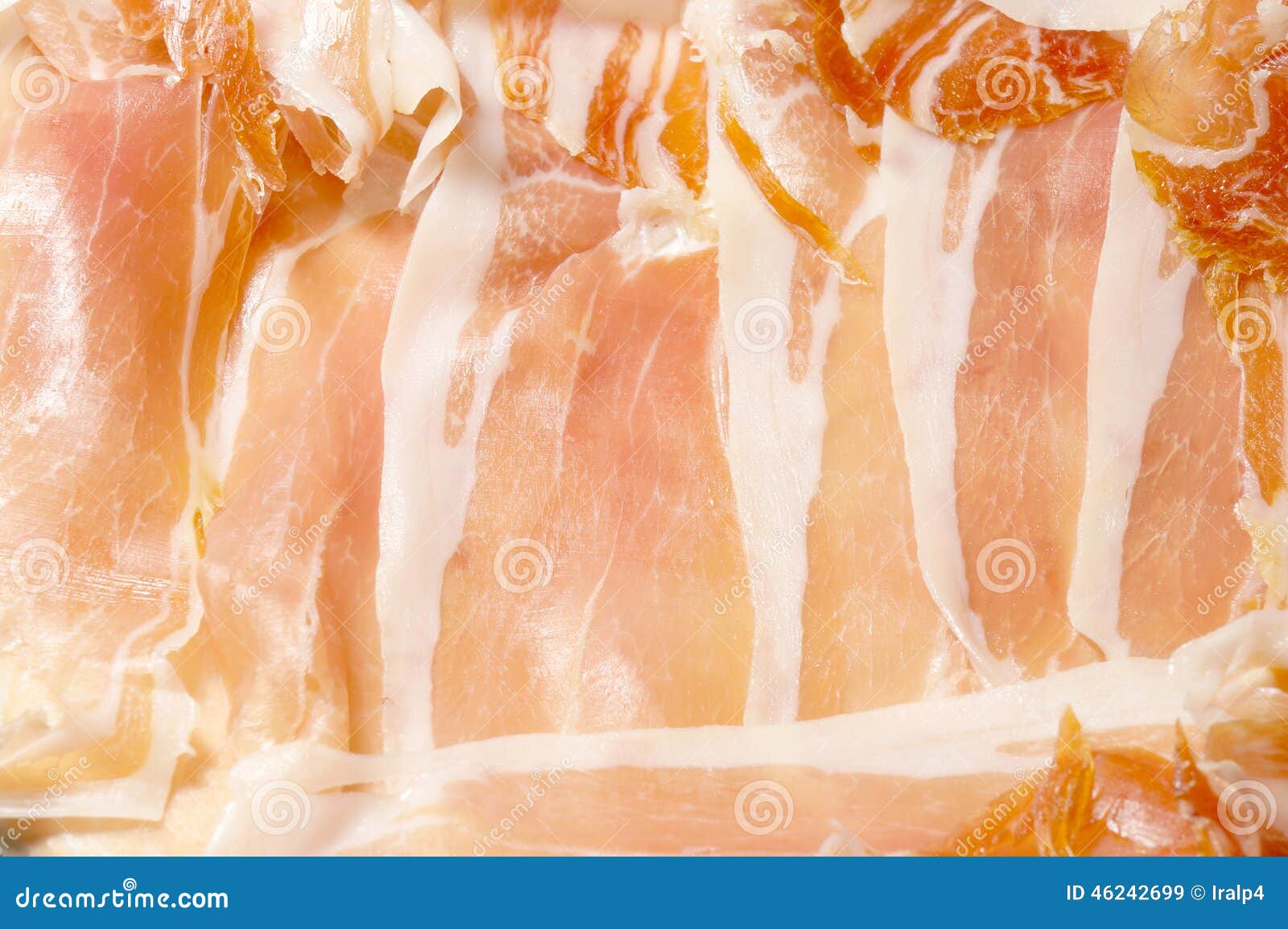 Background texture of ham stock image. Image of cold - 46242699