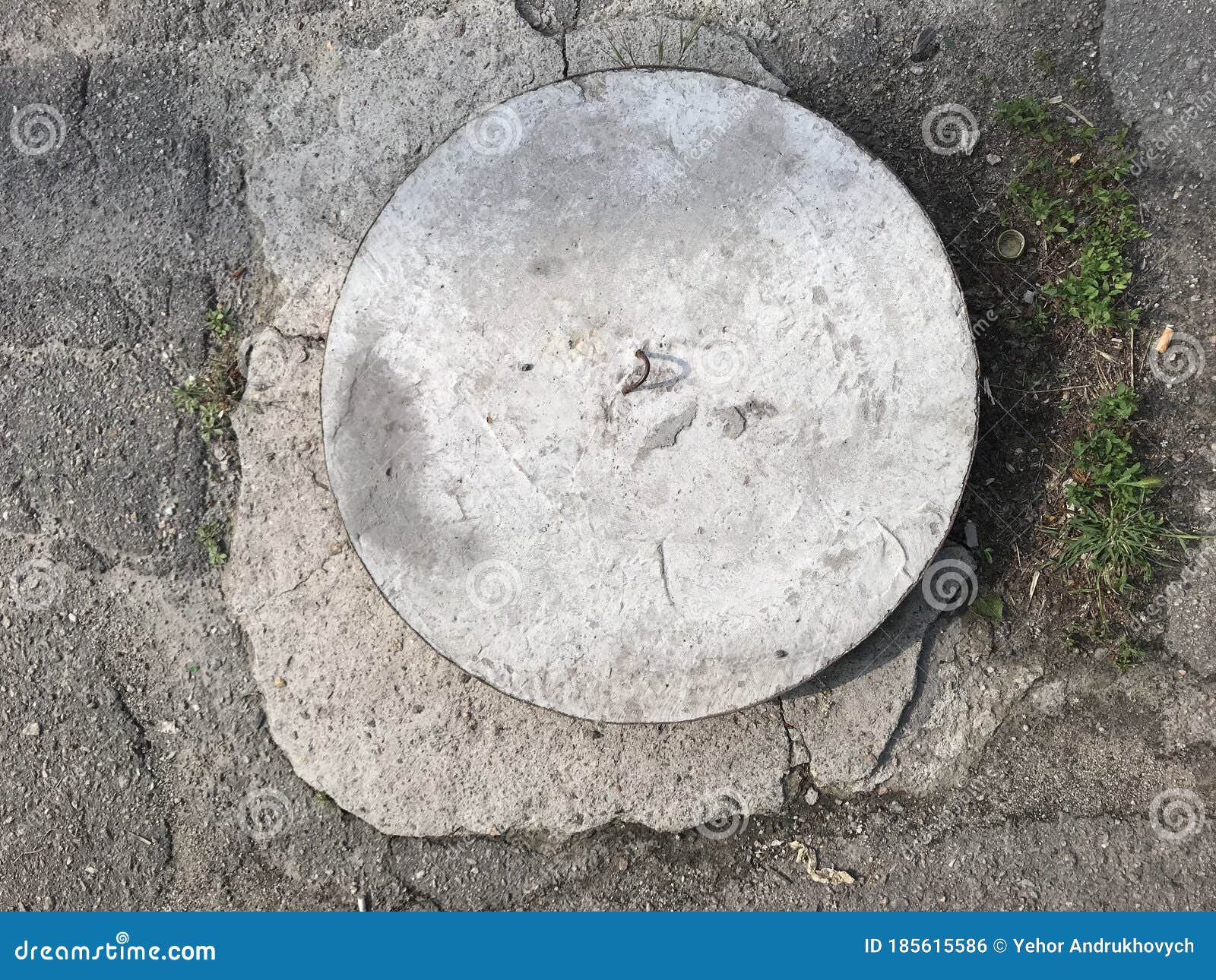 Background Texture Hatch Road Concrete. Stock Photo - Image of ...