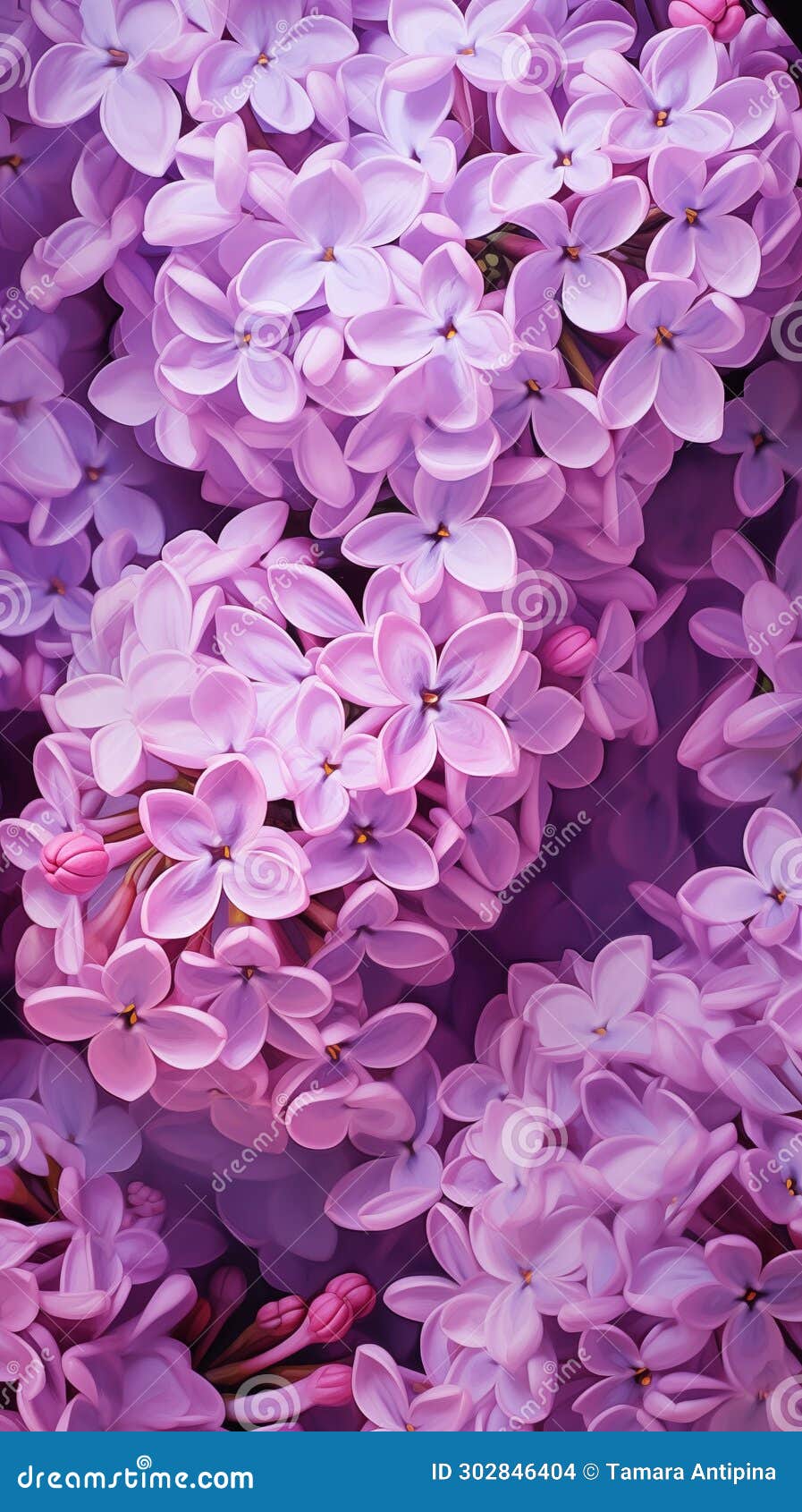 Background Texture of Lilac Flowers. Desktop Wallpaper Copy Space Stock ...