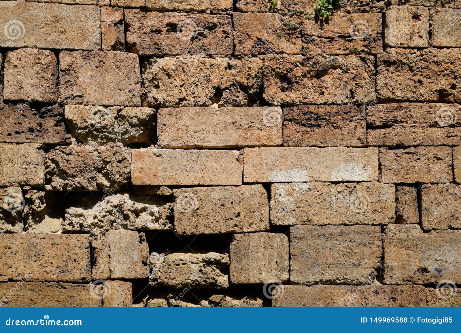 Background Texture of Limestone Blocks Wall Stock Photo - Image of ...