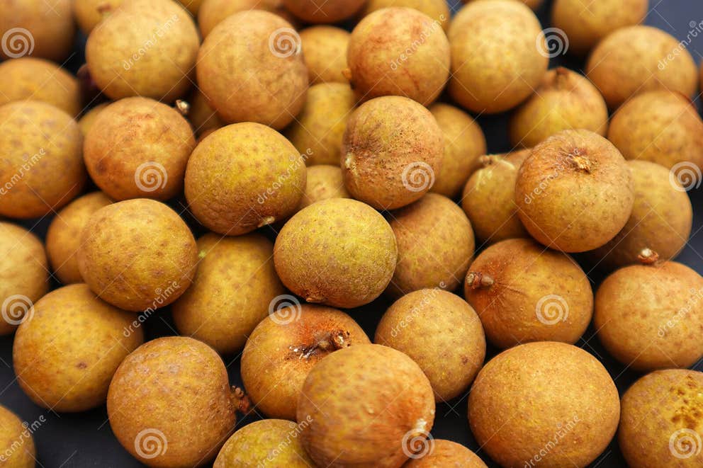 Longan Fruit or Dimocarpus Longan . Stock Image - Image of cuisine ...