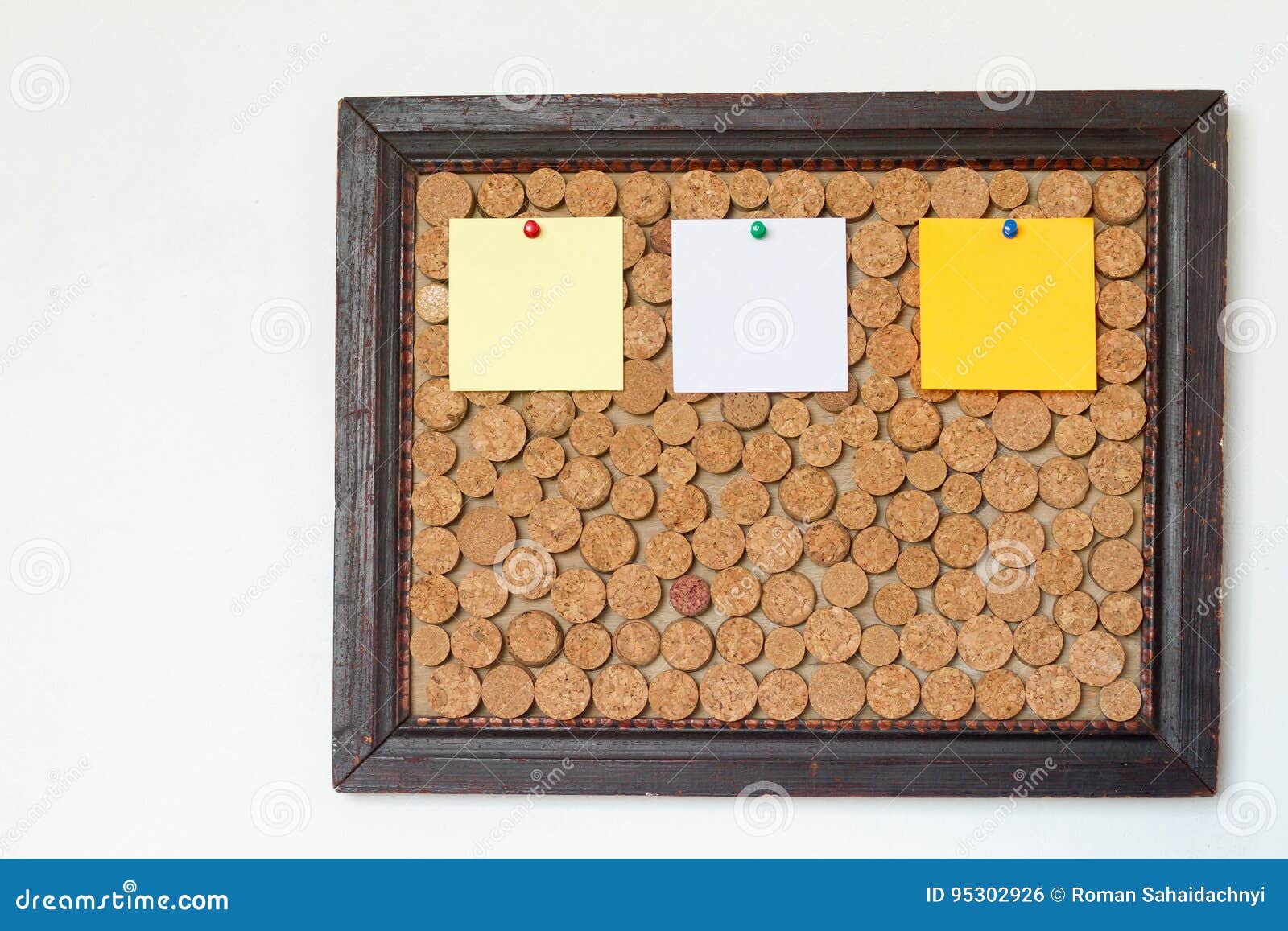 Background Texture Made from Empty Cork Memo Board Stock Photo - Image ...