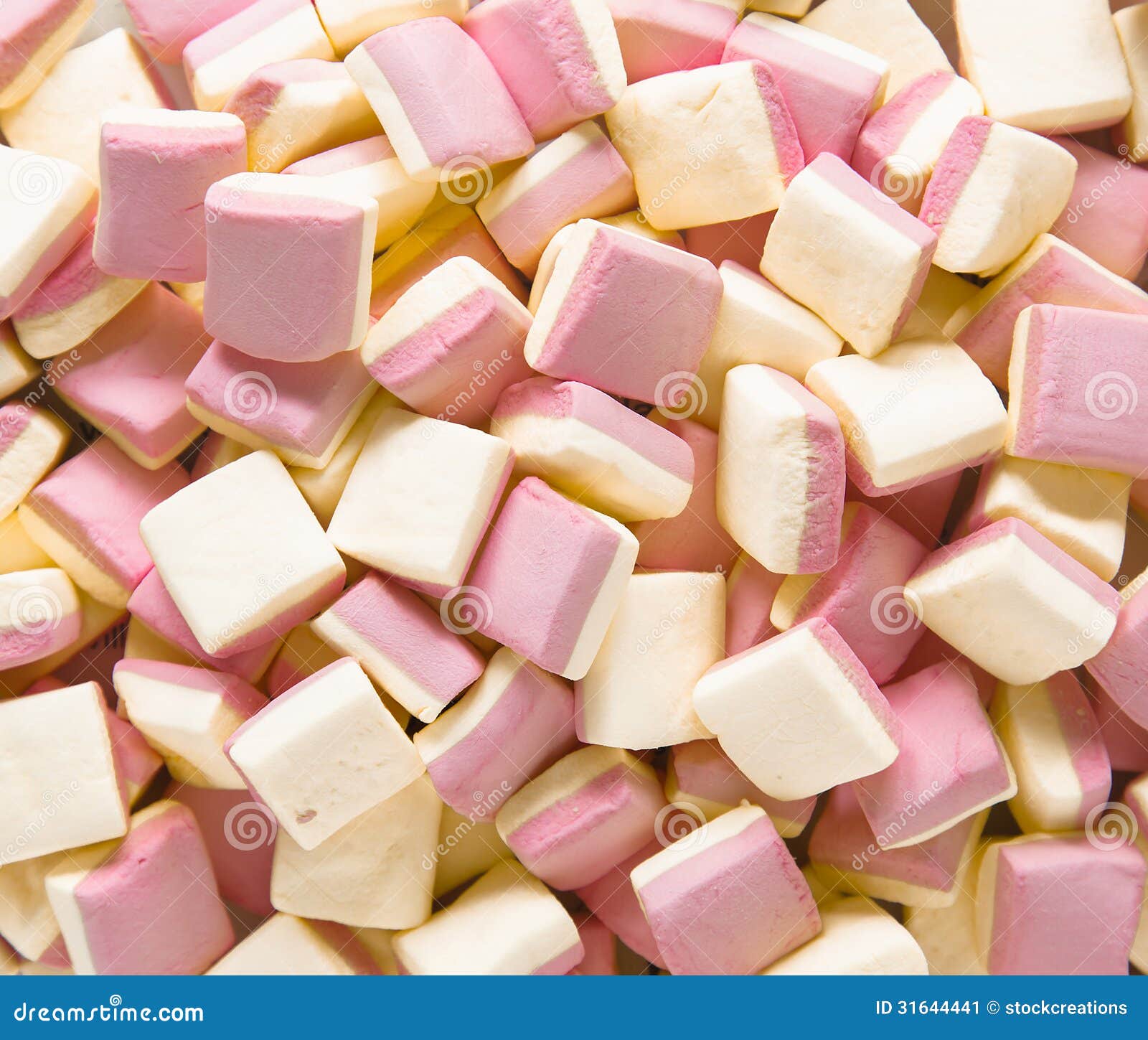 Background Texture Made of Many Marshmallows Stock Image - Image of ...