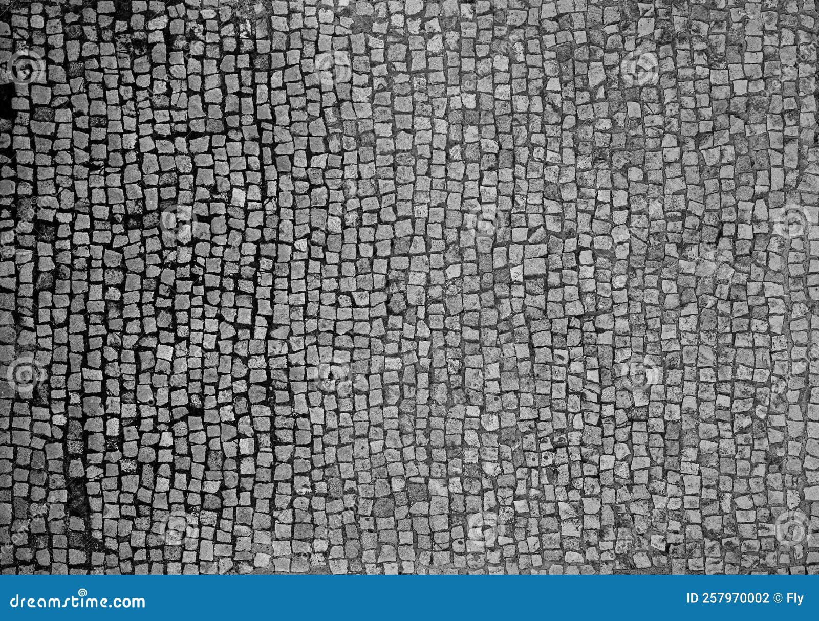 Background of Texture Made with White Mosaic Rectangular Stones Stock ...