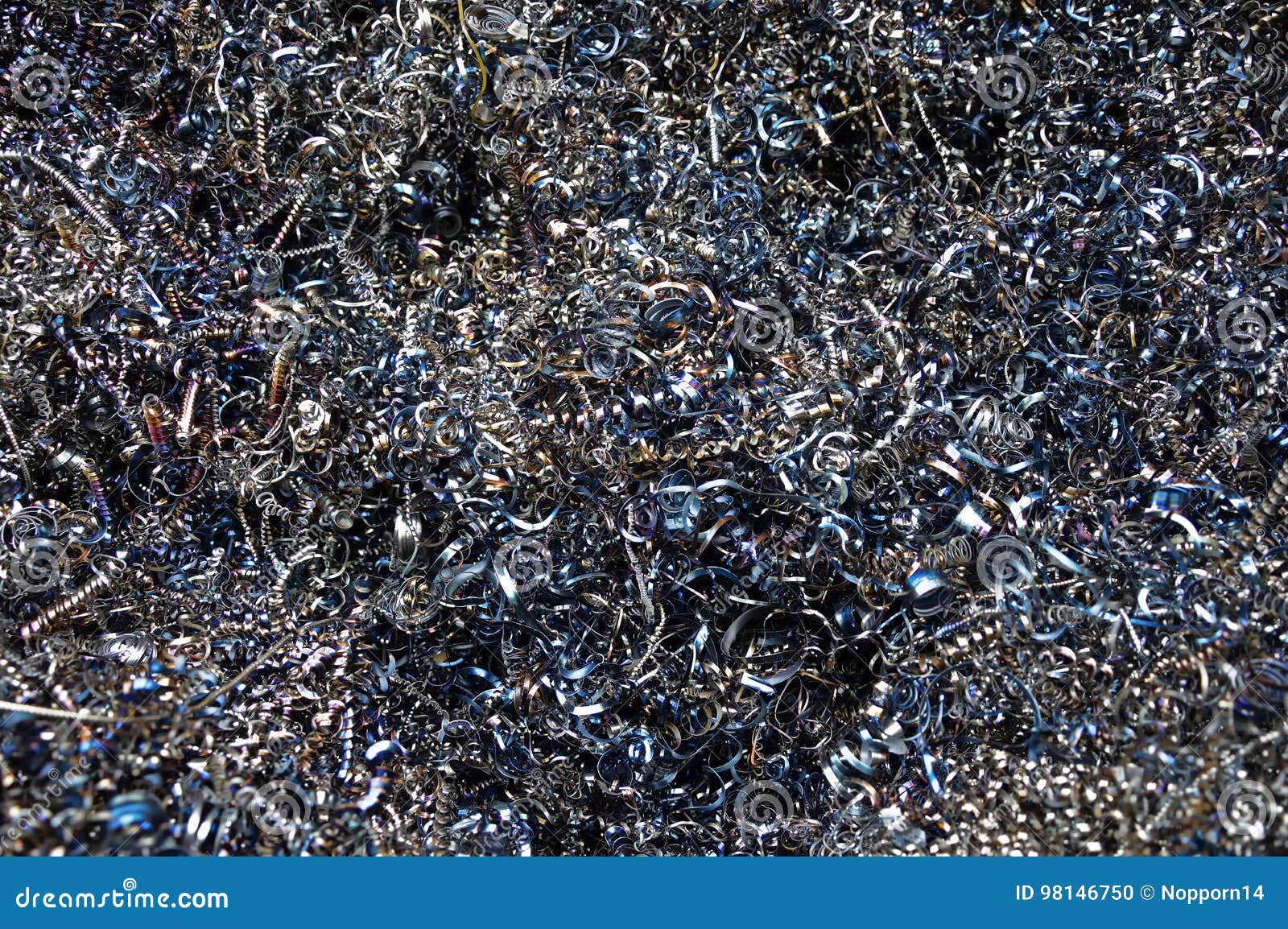 Background Texture of Metal Filings and Waste Produced during the ...