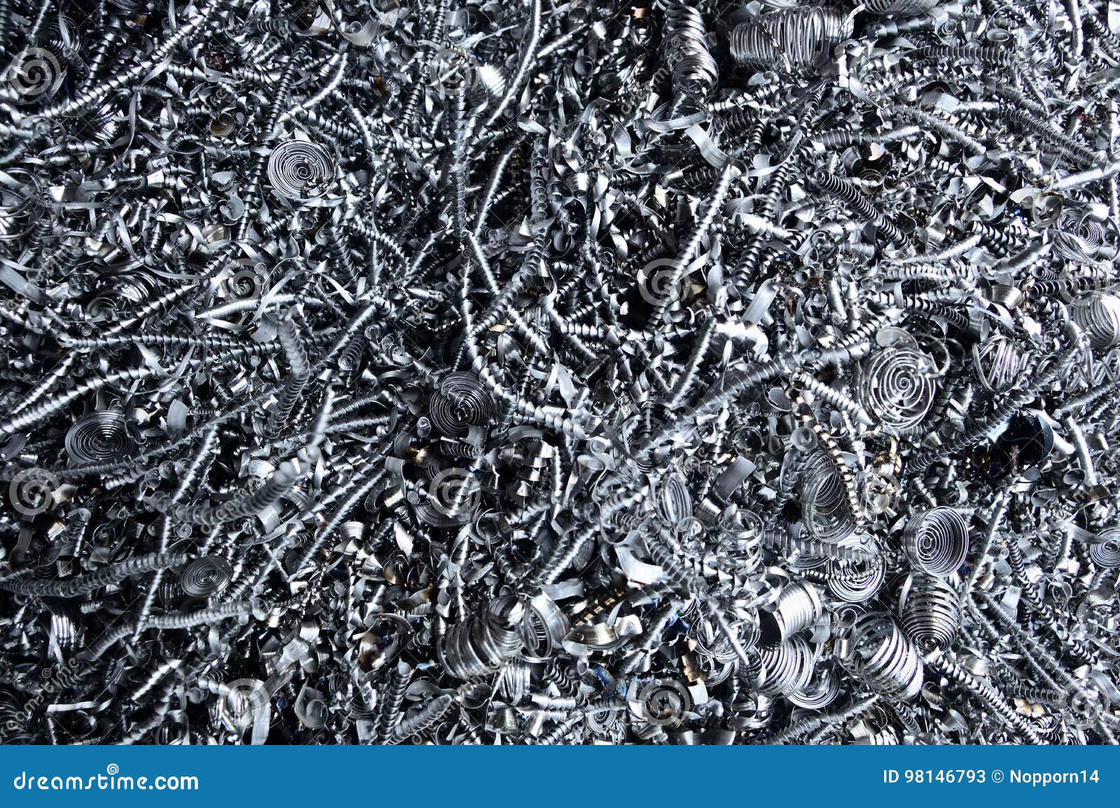 Background Texture of Metal Filings and Waste Produced during the ...