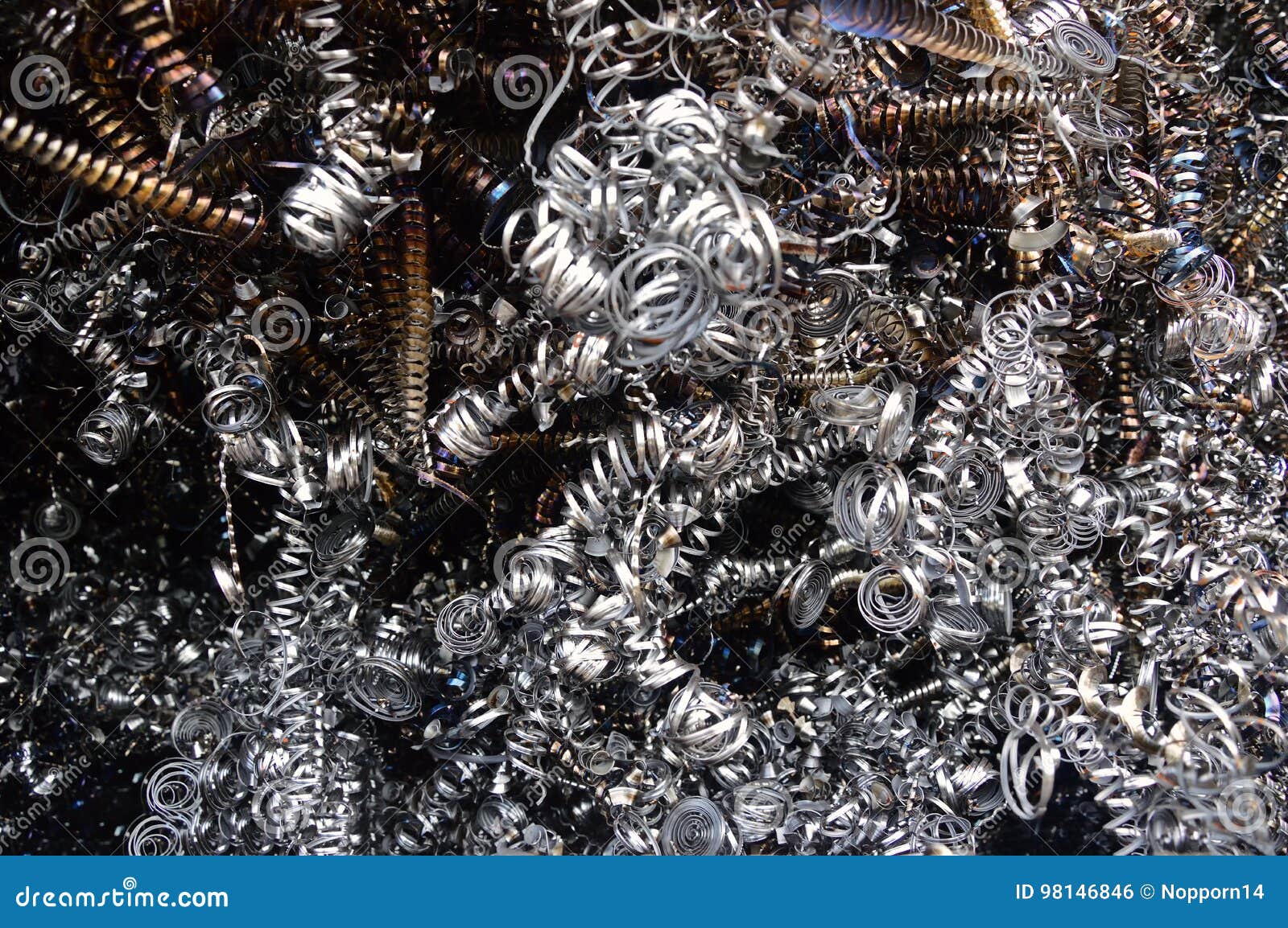 Background Texture of Metal Filings and Waste Produced during the ...