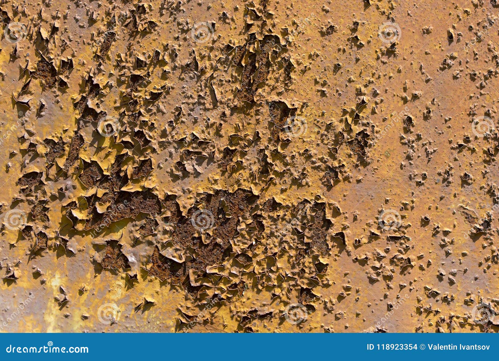 Background and Texture of Metal Surface with Old Paint Stock Photo ...
