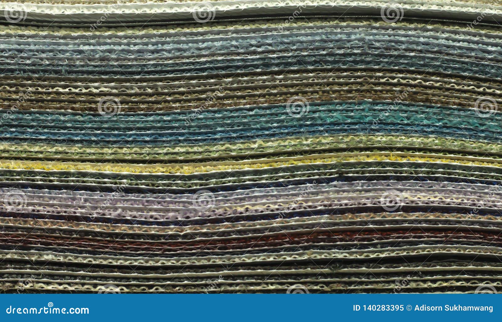 Background and Texture of Multi-colored Fabric Layers Stock Image ...