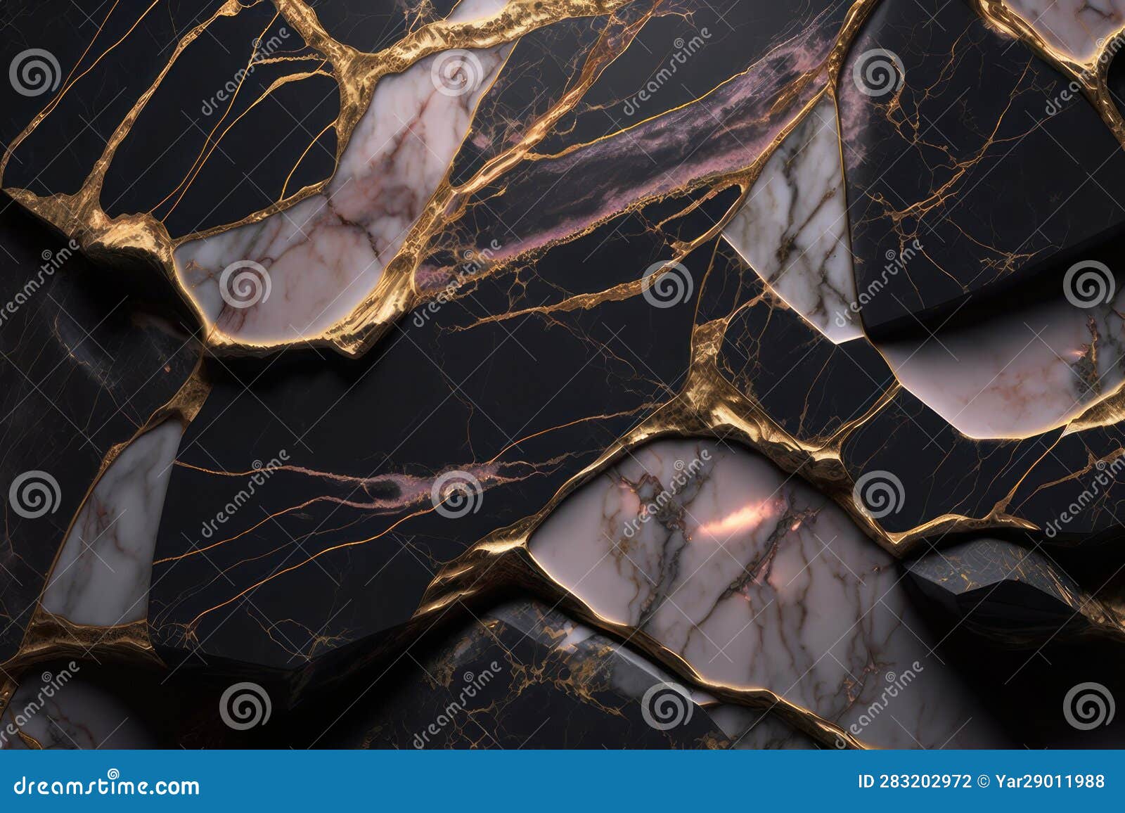Background, Texture, Multi-colored Marble and Gold. AI Generative Stock ...