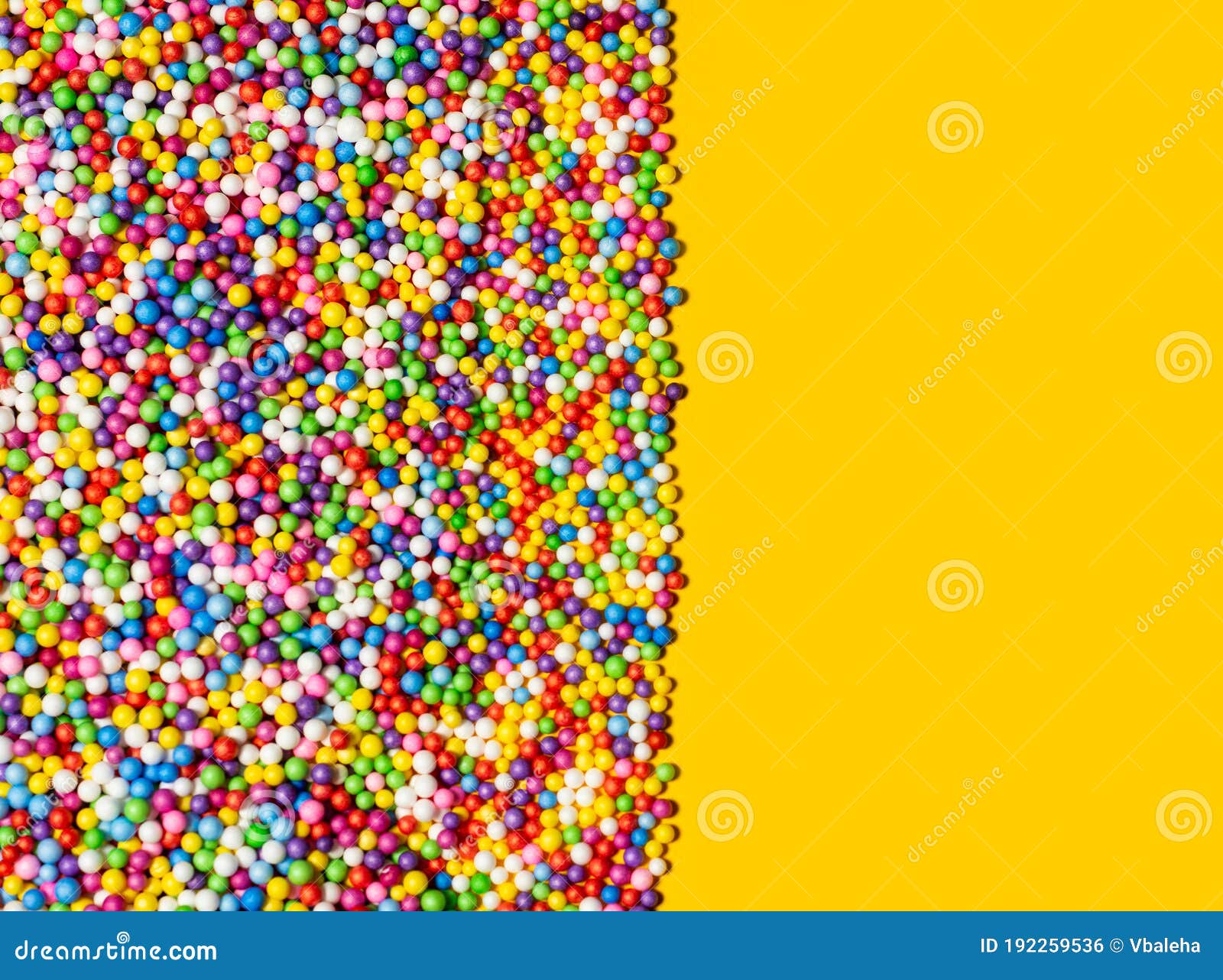Background Texture of Multicolored Foam Balls Stock Photo - Image of ...