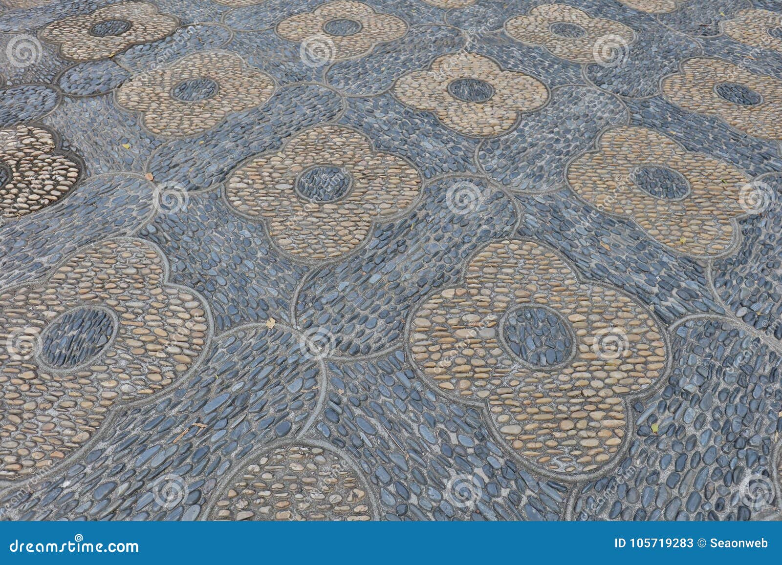 Background Texture of the Old Gravel Surface on Walking Path. Stock ...