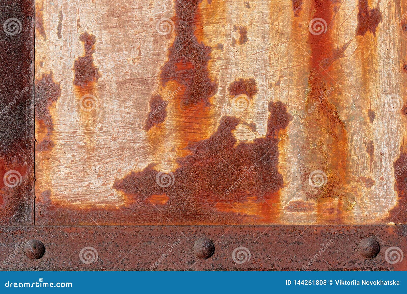 Background Texture of Old Metal with Rust Close-up Stock Photo - Image ...
