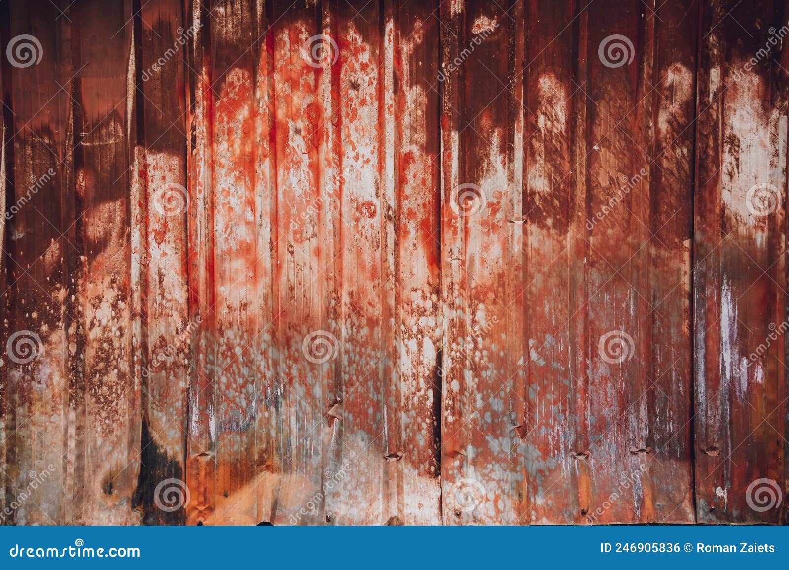 Background and Texture of Old Metal Wall Stock Photo - Image of aged ...