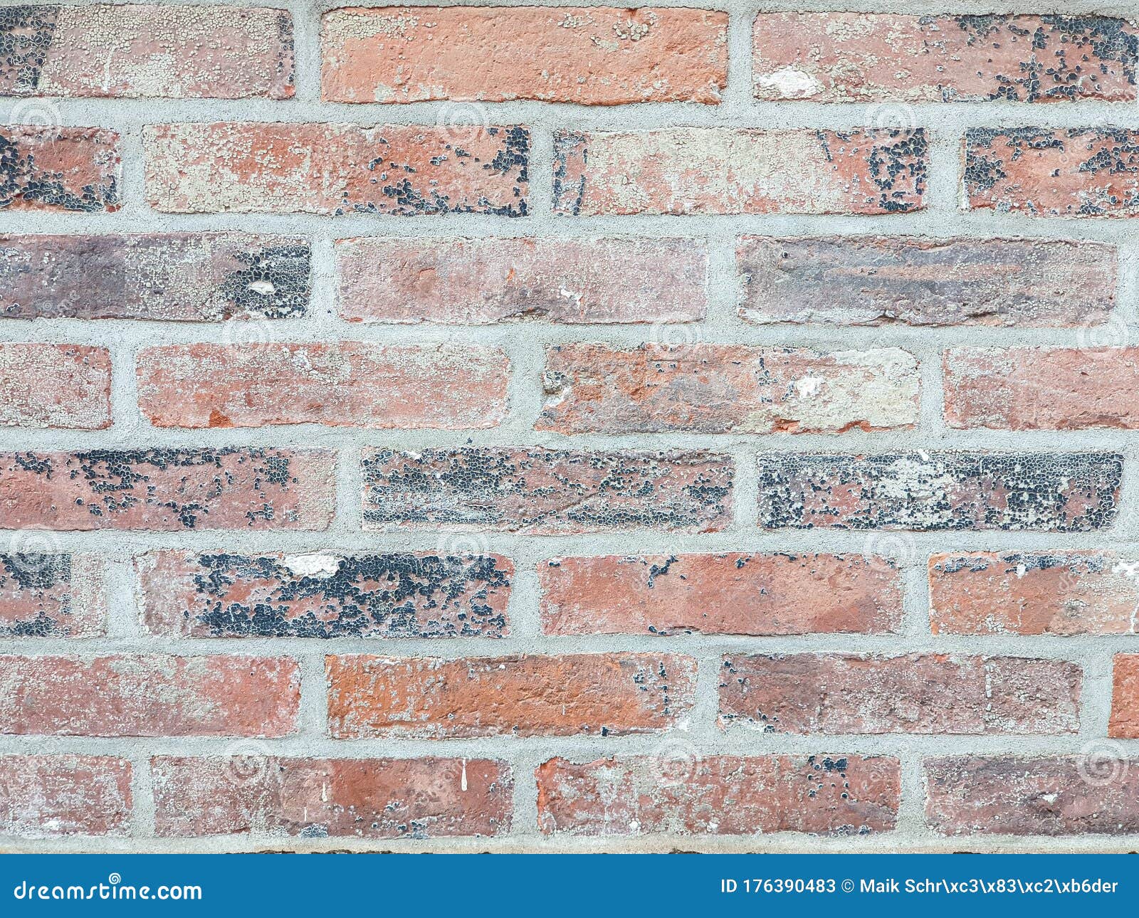 Background Texture Old Red Stone Brick Wall Design Stock Image - Image ...