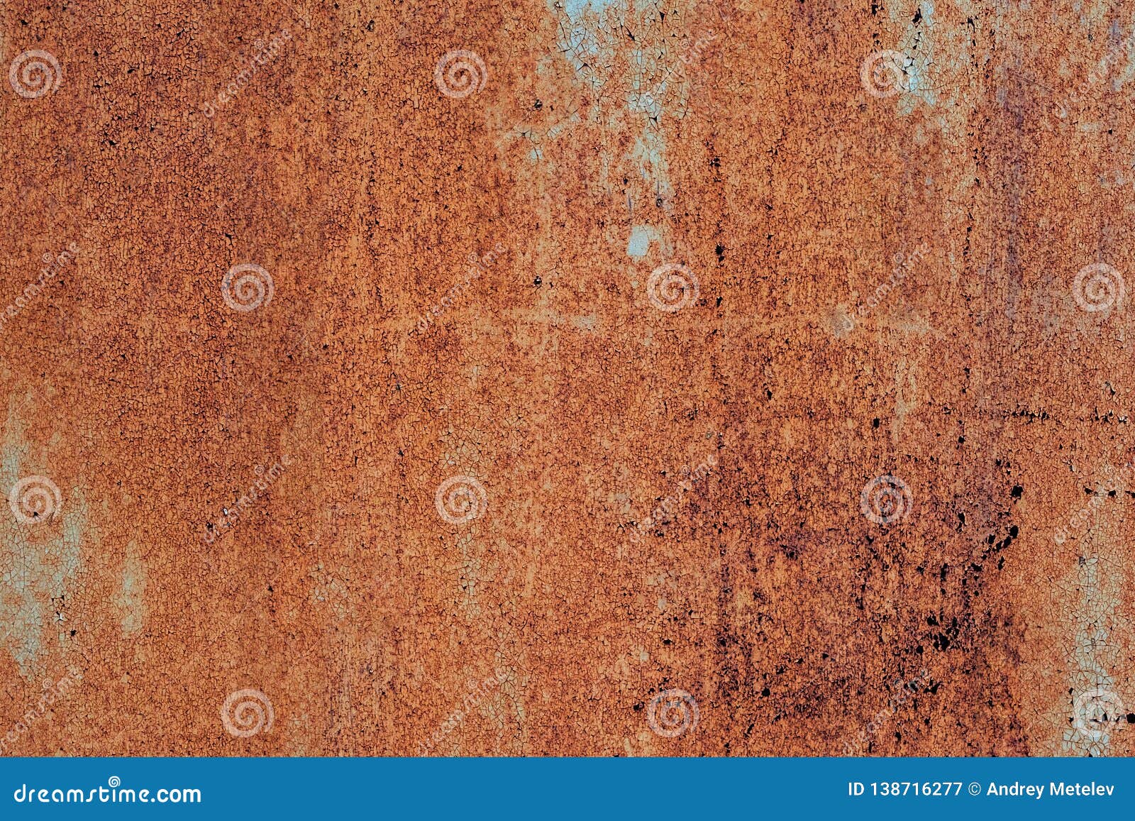 Background with Texture of Old Rusty Surface on Metal Sheet Stock Image ...