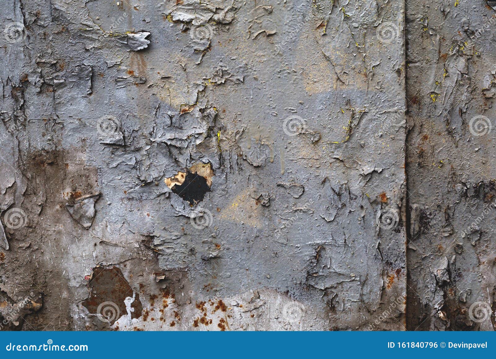 Background Texture of Old Surface, Metal and Peeling Paint Stock Photo ...