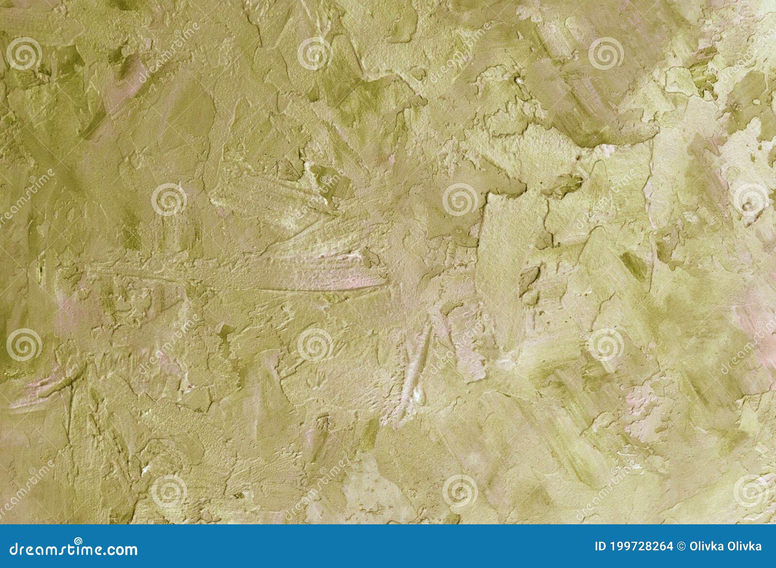 Background Texture of an Olive Plaster Wall. Stock Photo - Image of ...