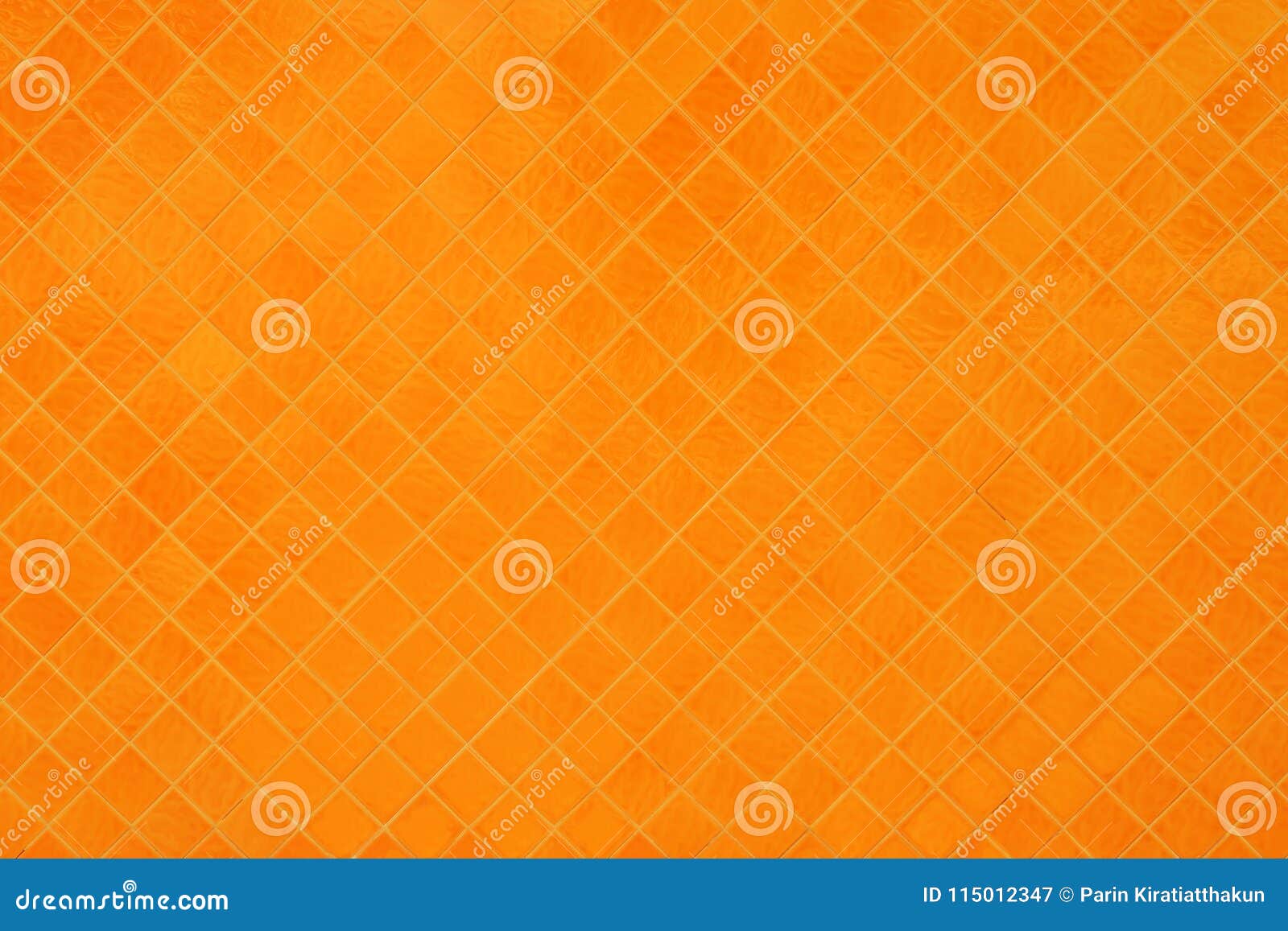 Orange Mosaic Texture and Background. Stock Image - Image of interior ...