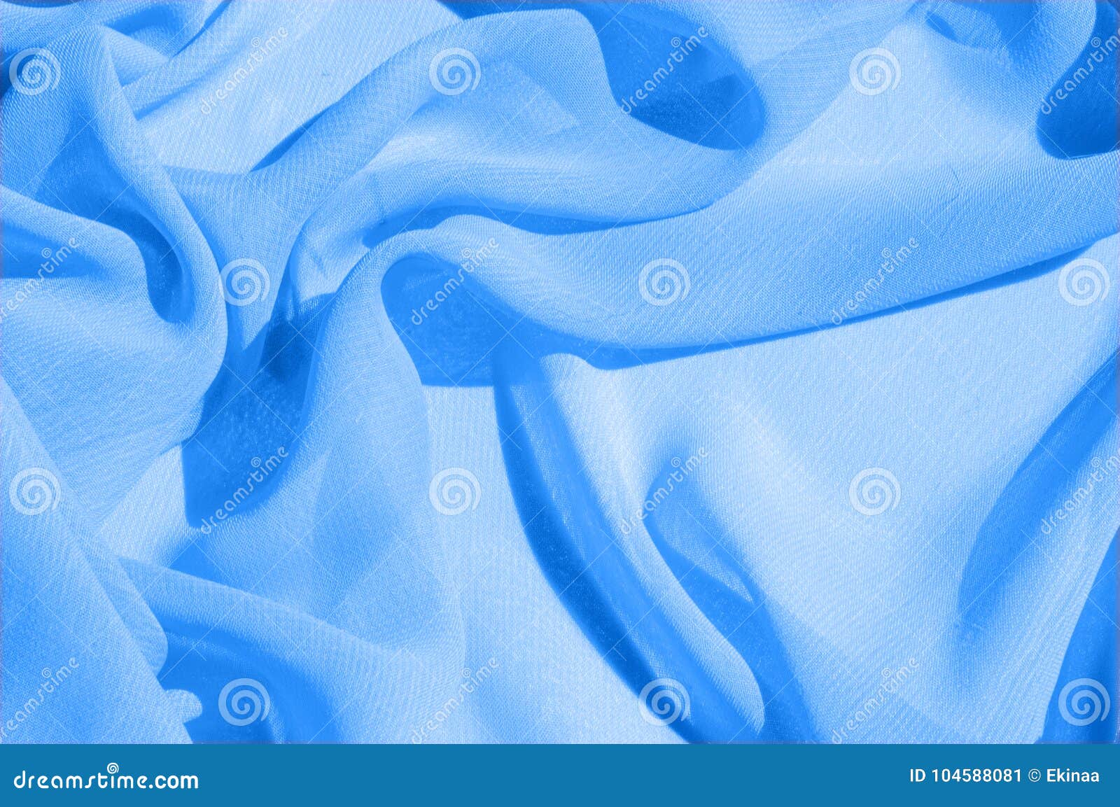 Background Texture, Pattern. Azure Blue Silk Twill Stock Image - Image ...