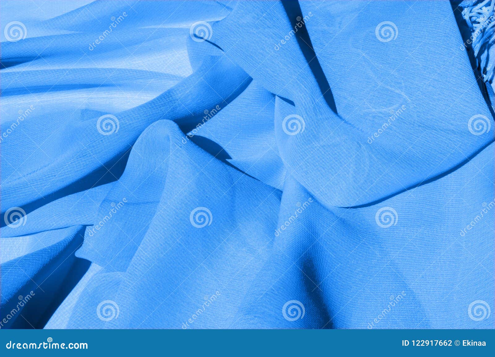Background Texture, Pattern. Azure Blue Silk Twill Stock Photo - Image ...