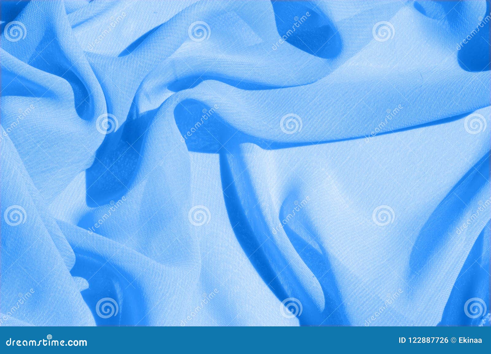 Background Texture, Pattern. Azure Blue Silk Twill Stock Photo - Image ...