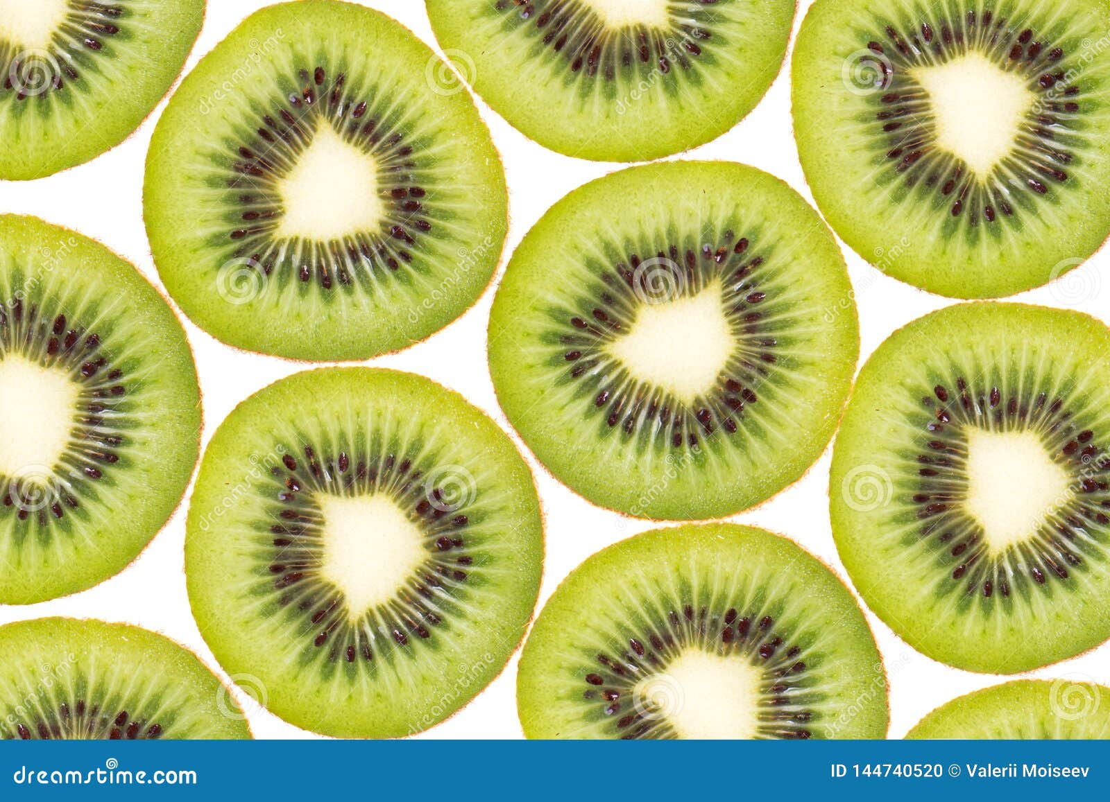 Background Texture Pattern of Kiwi Fruit, Slice of Green Juicy Kiwi ...