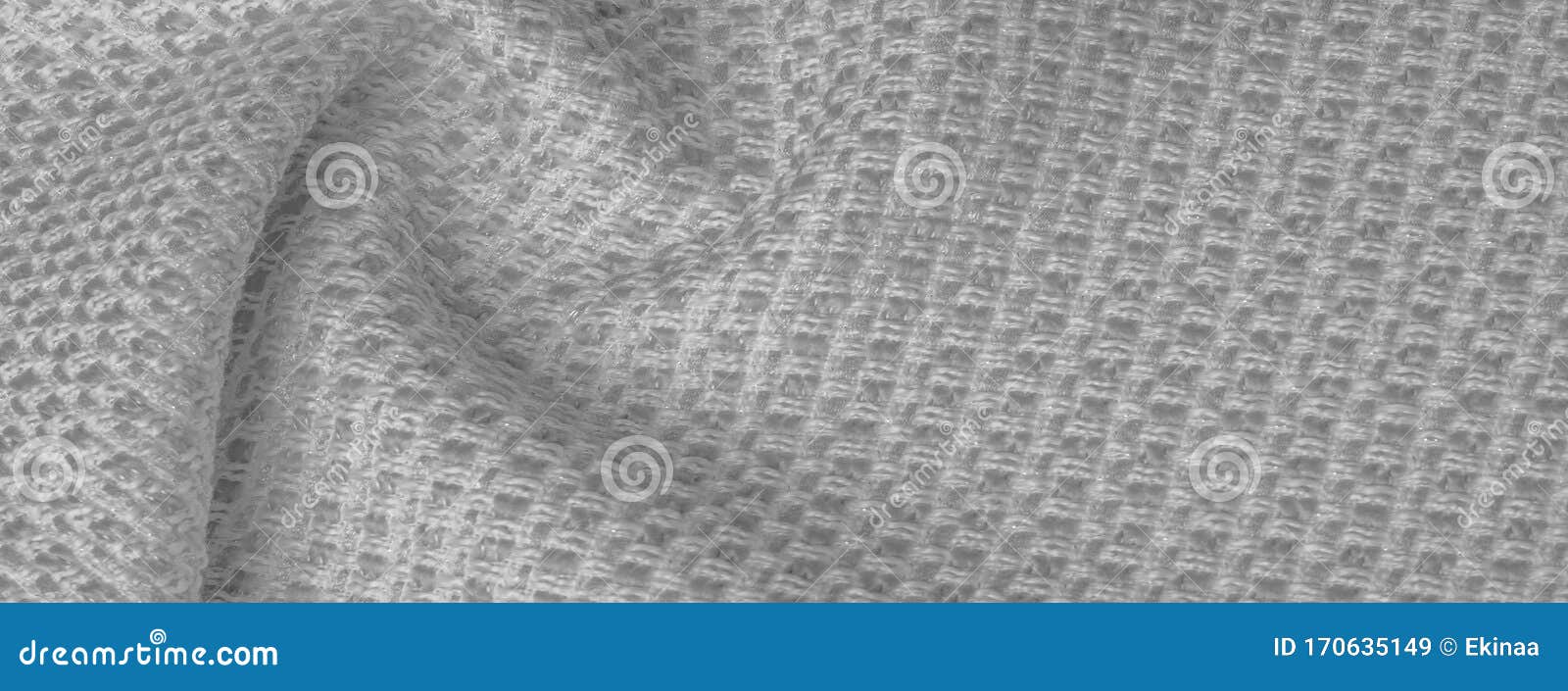 Background Texture, Pattern. White Fabric with Metallic Sequins, Swivel ...