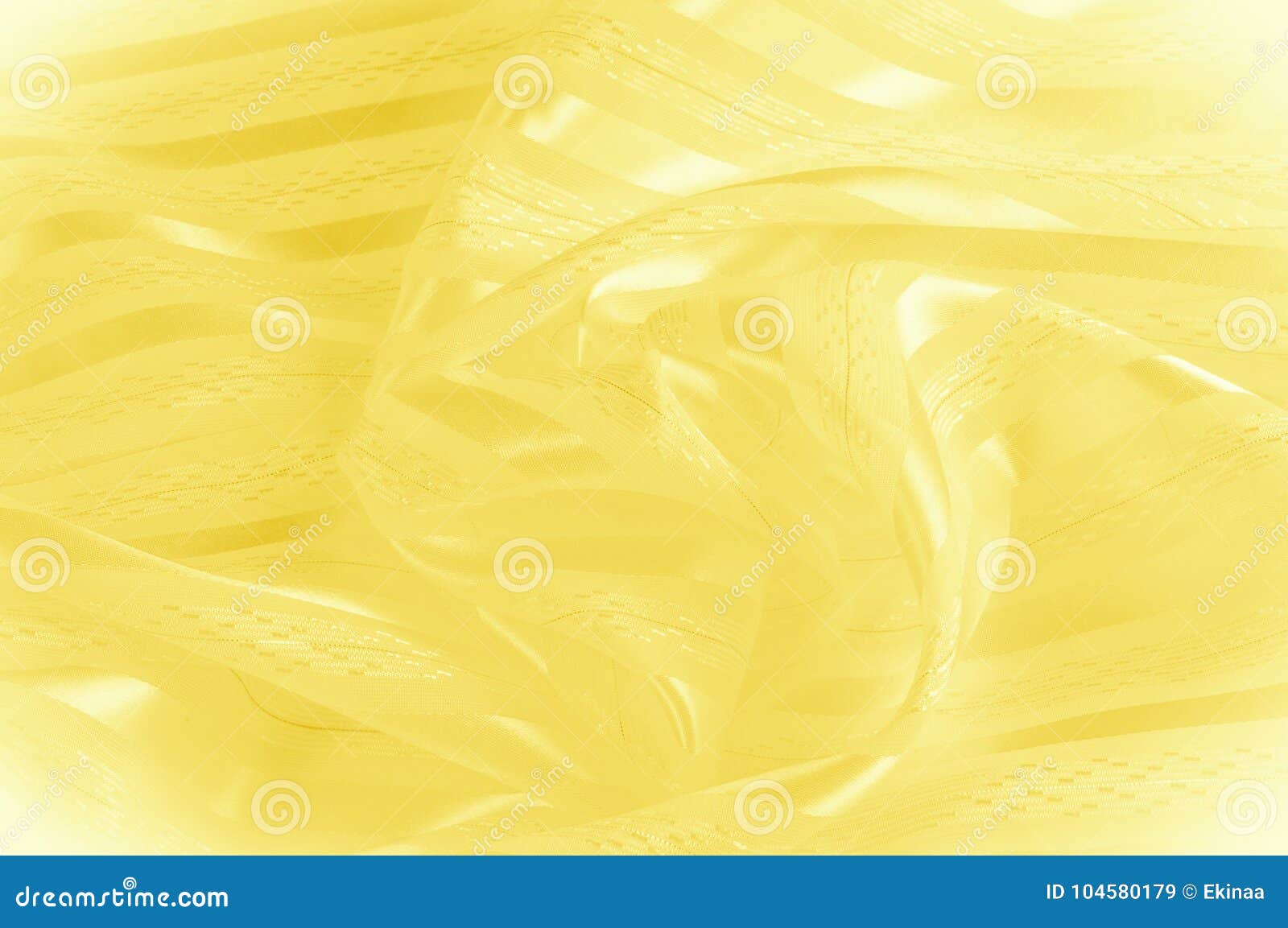 Background Texture, Pattern. Yellow Silk Fabric with a Light Stripe ...