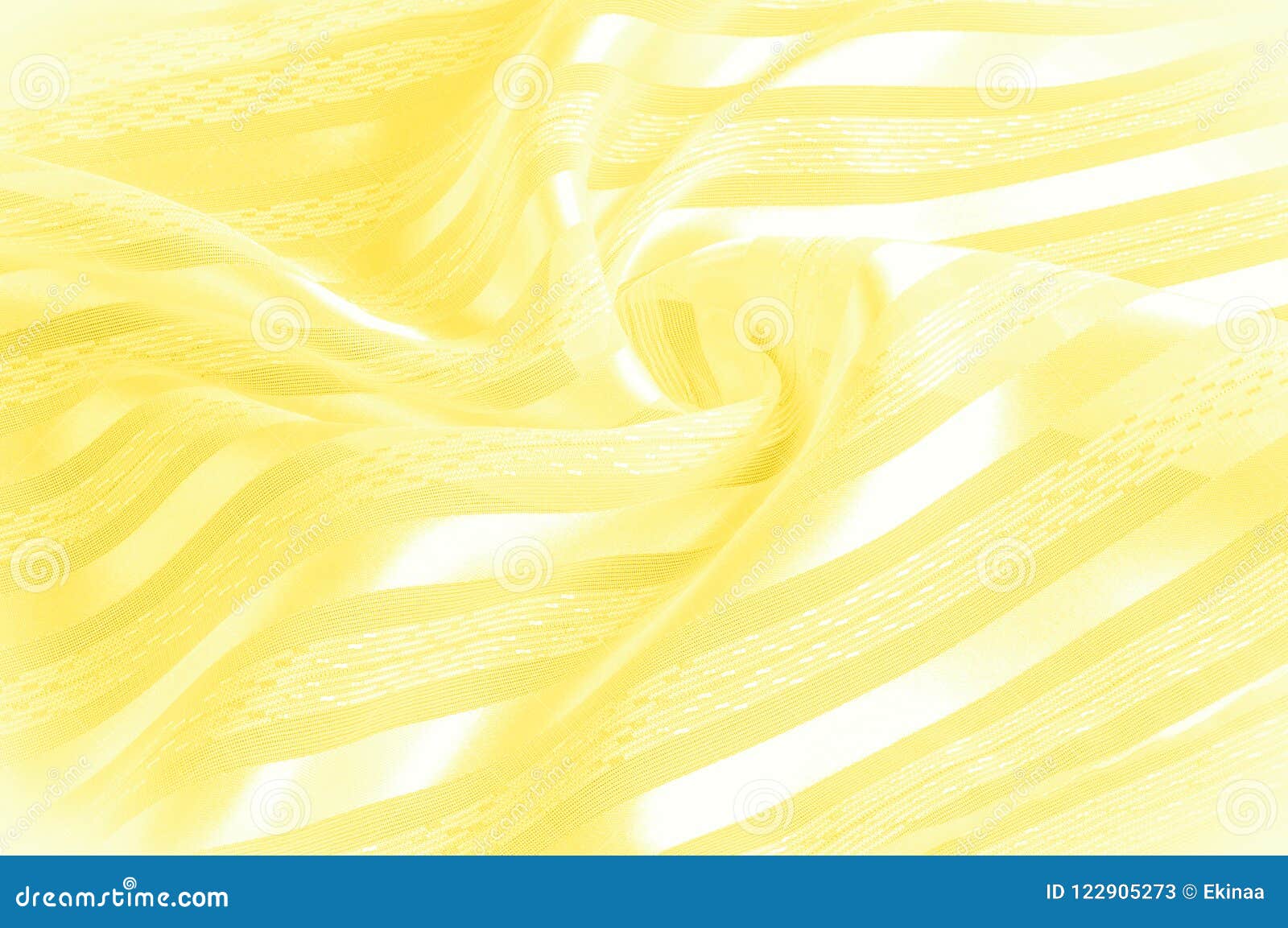 Background Texture, Pattern. Yellow Silk Fabric with a Light Stripe ...