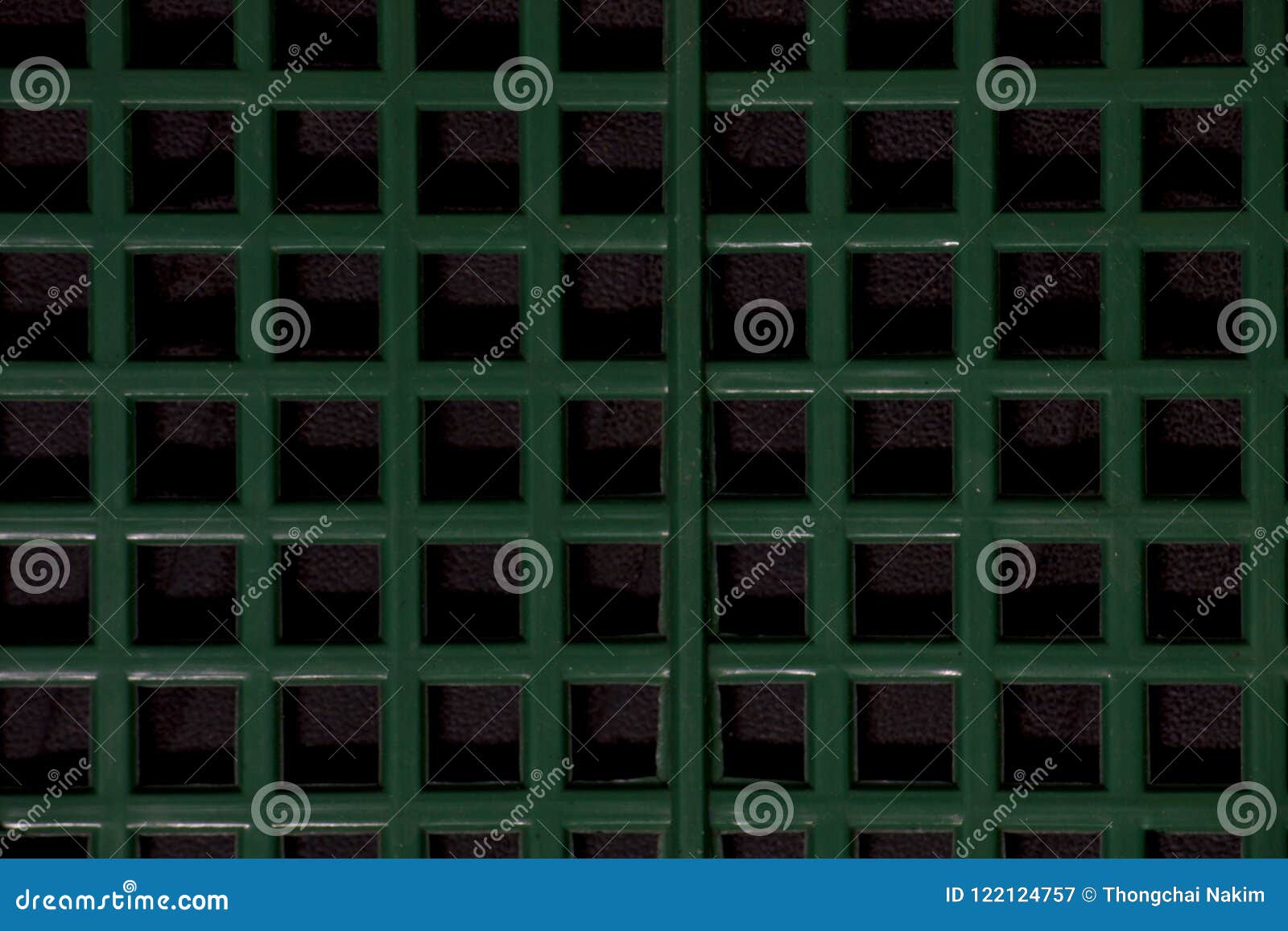 Plastic Grille on Black Rubber. Stock Image - Image of metallic, grill ...