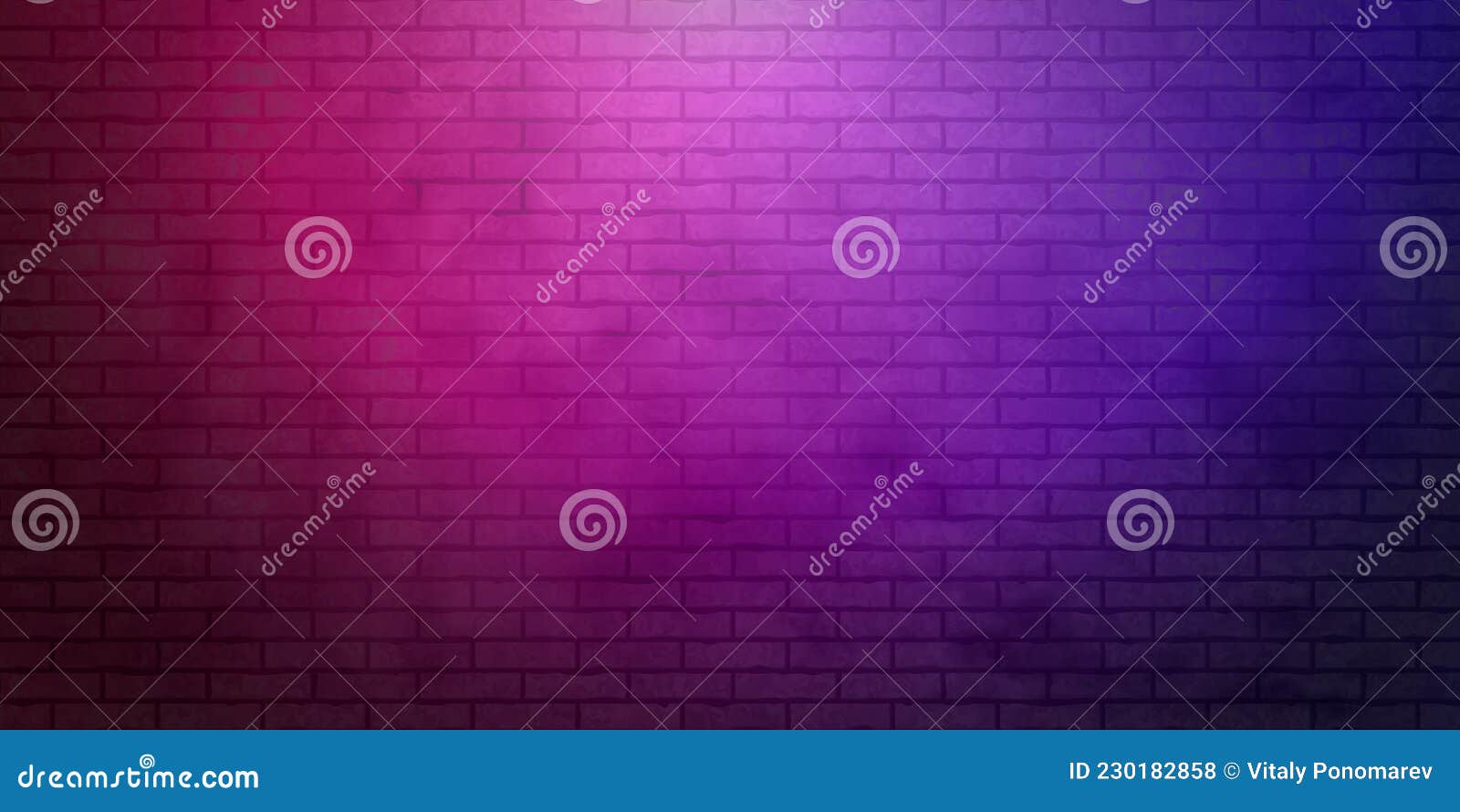 Texture of a Realistic Neon Red-lilac Brick Wall. Brick Wall Pattern ...
