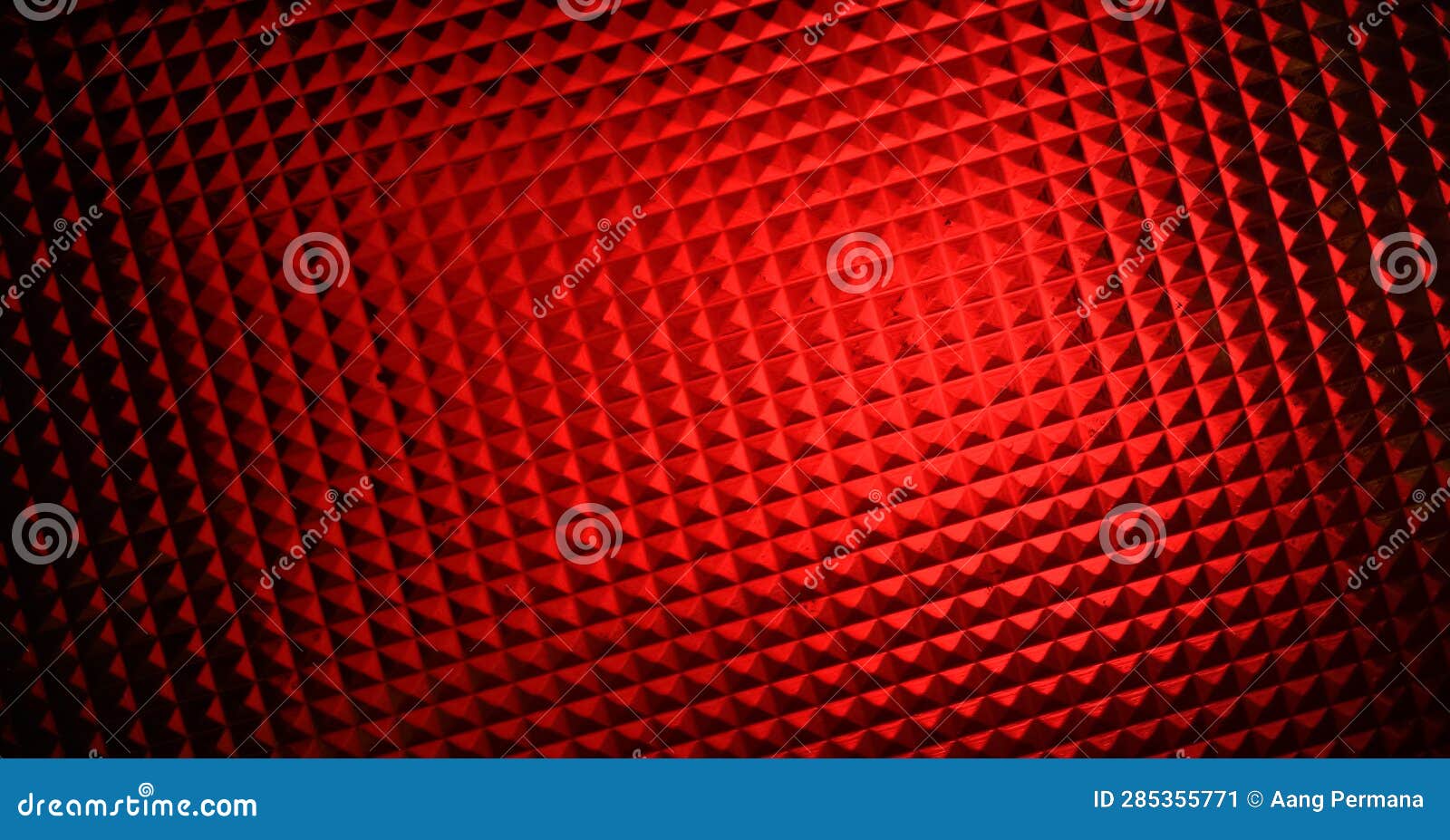 Background Texture of Red Light on Glass Window with Square Pattern ...