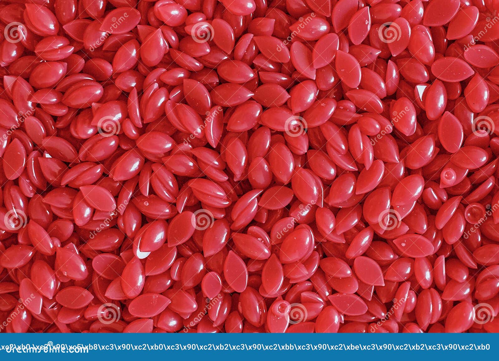 Background or Texture Red Rose Beads Wax for Hair Removal Stock Photo ...