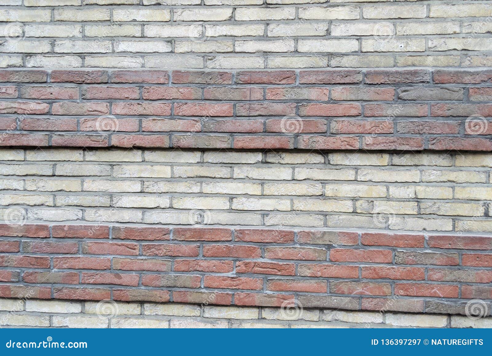 Background Texture Red Yellow Brick Wall Stock Image - Image of city ...