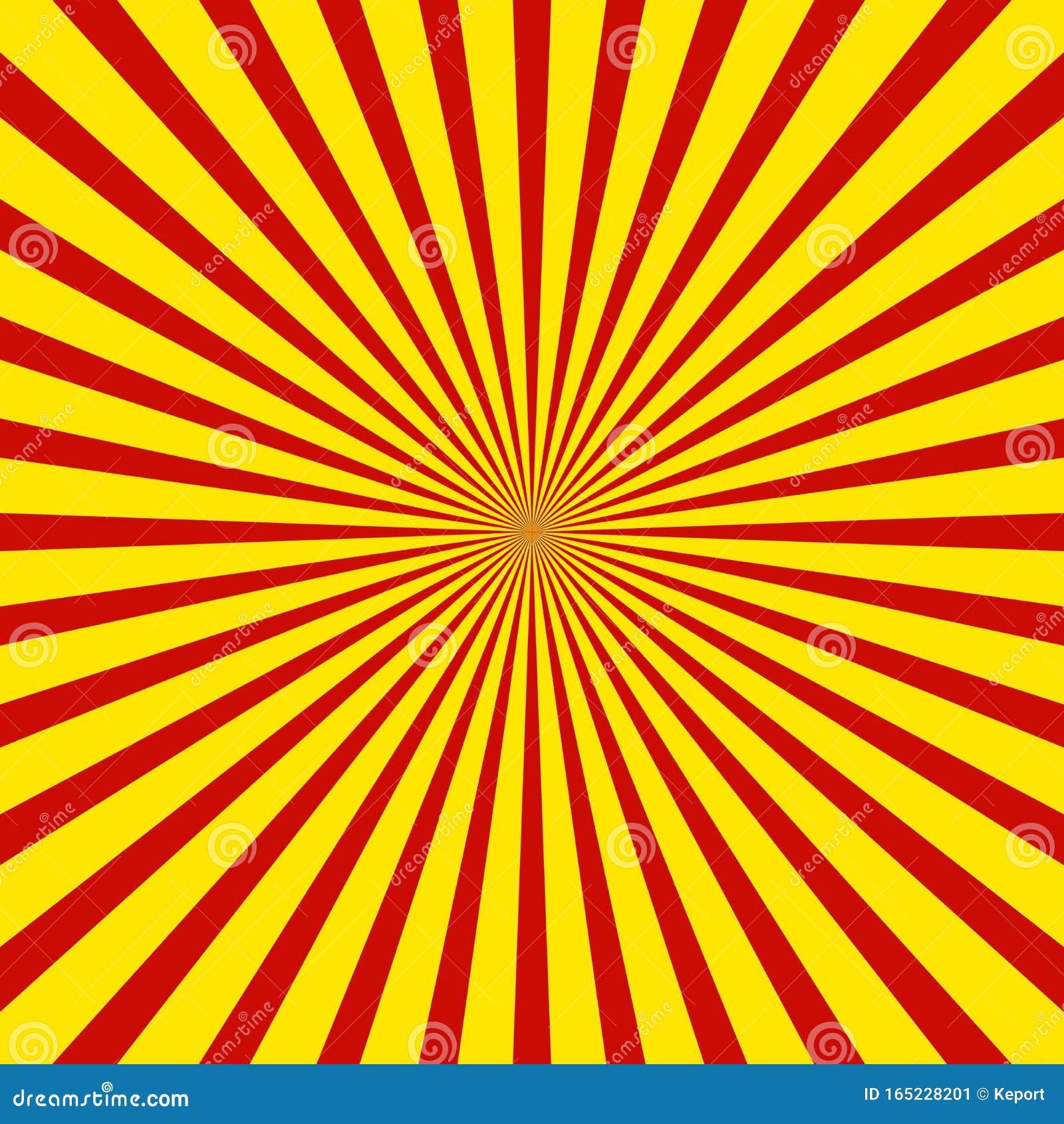 Background Texture with Red and Yellow Rays Stock Illustration ...