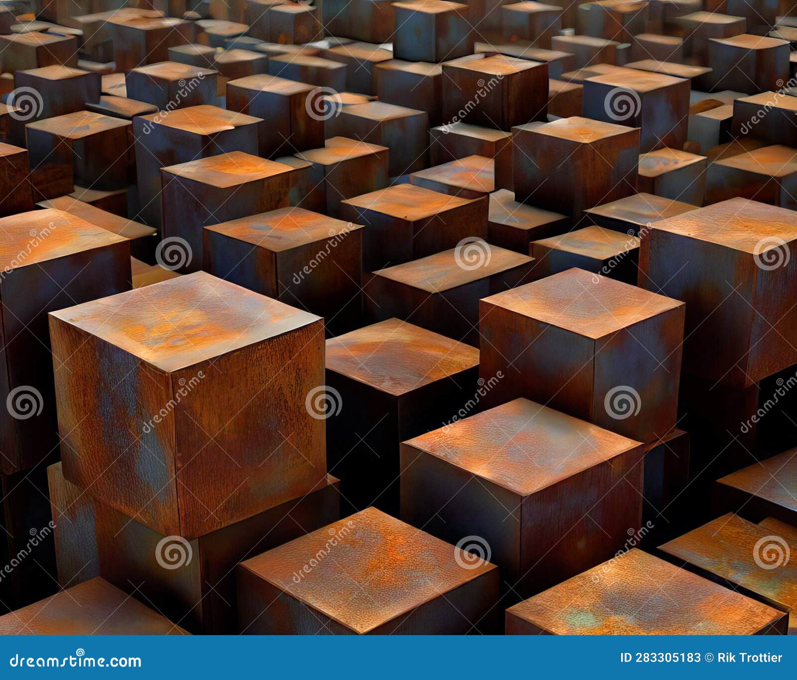 Random rusty boxes stock image. Image of background - 283305183
