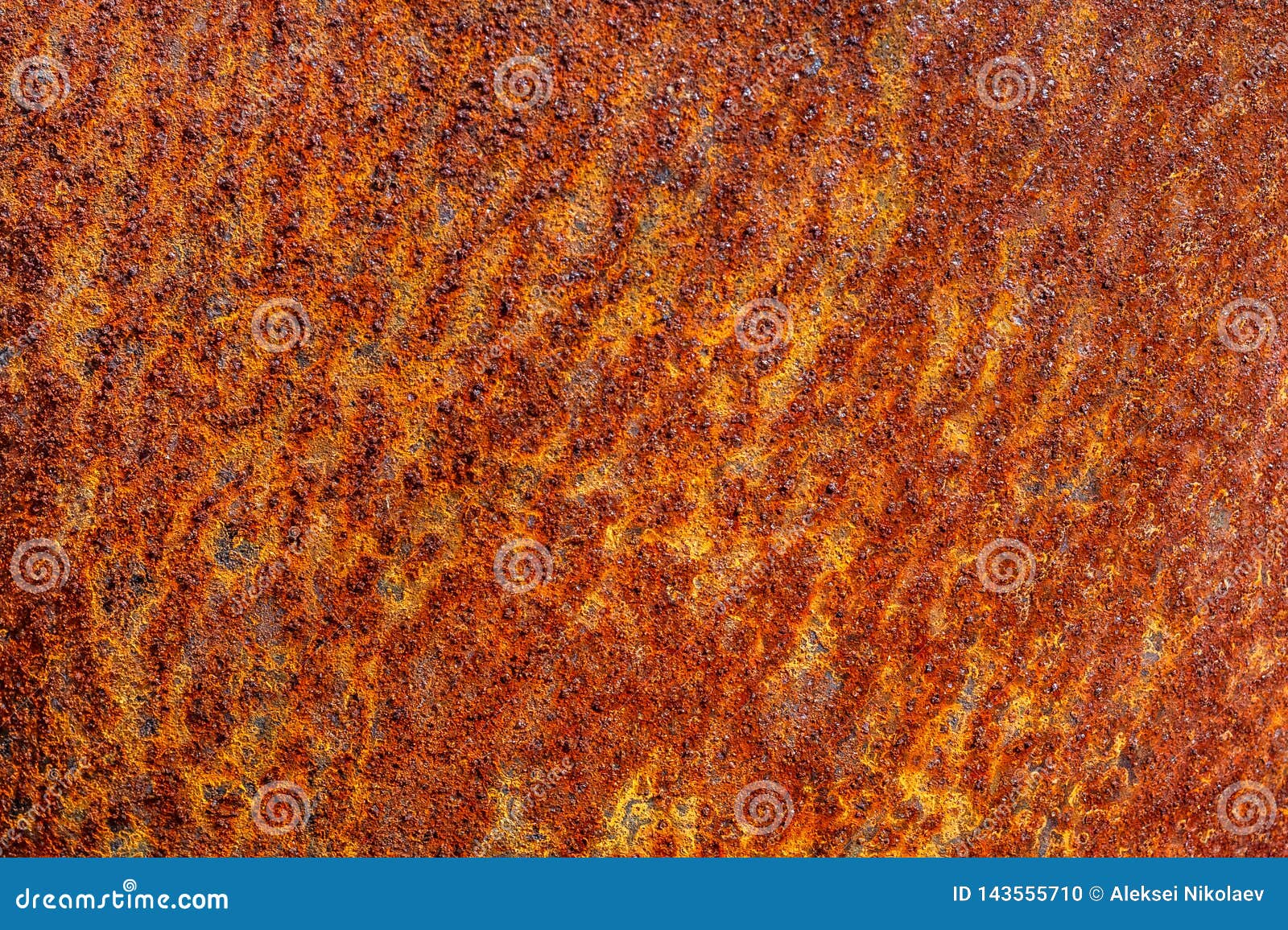 Background Texture of Rusty Metal or Tin with a Diagonal Pattern for ...