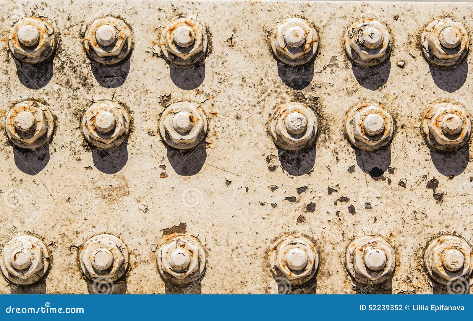 Background Texture of Rusty Nuts and Bolts Stock Photo - Image of ...