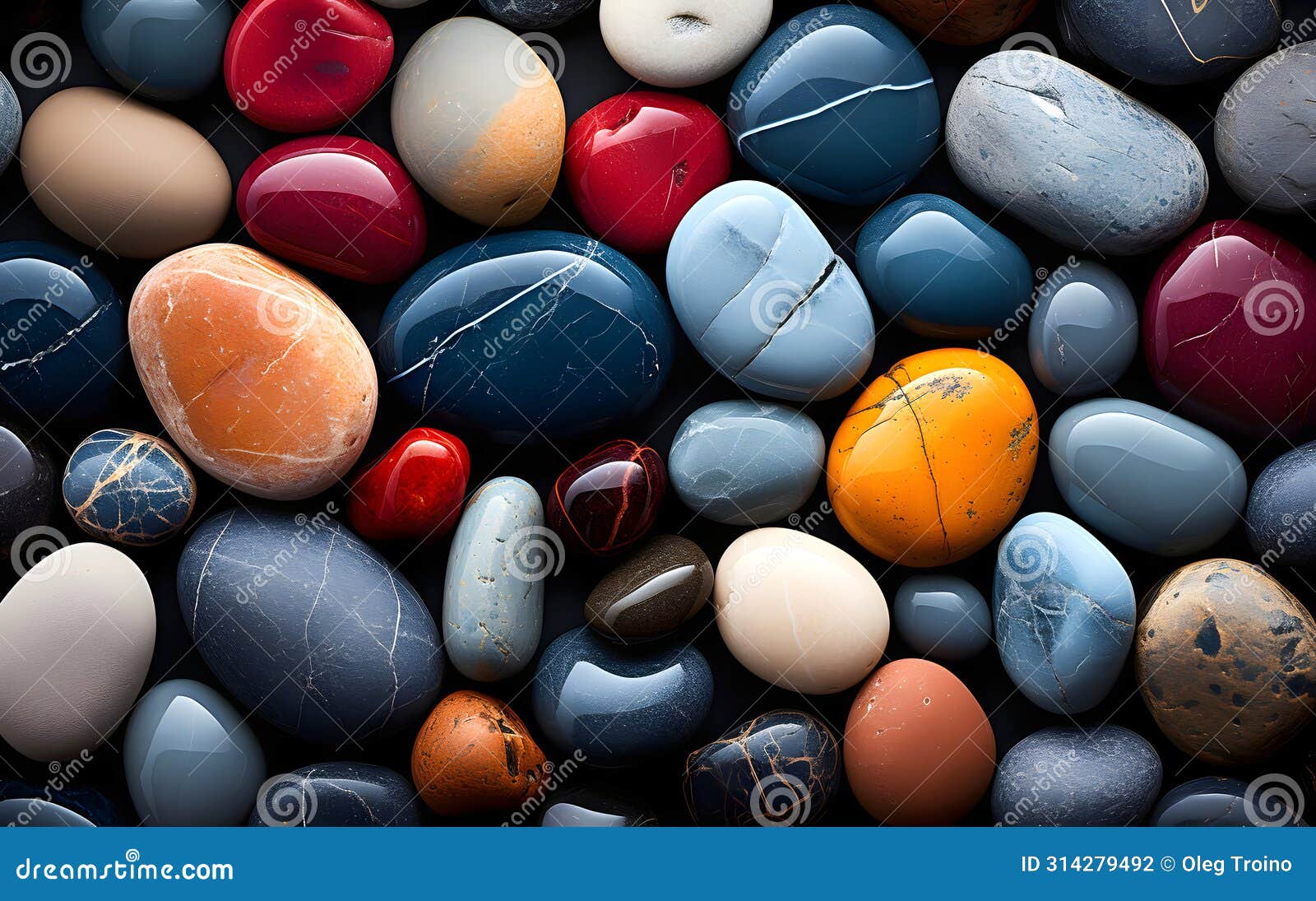 Stones Pebbles Balancing Vector Illustration. Stone Stacking Art ...