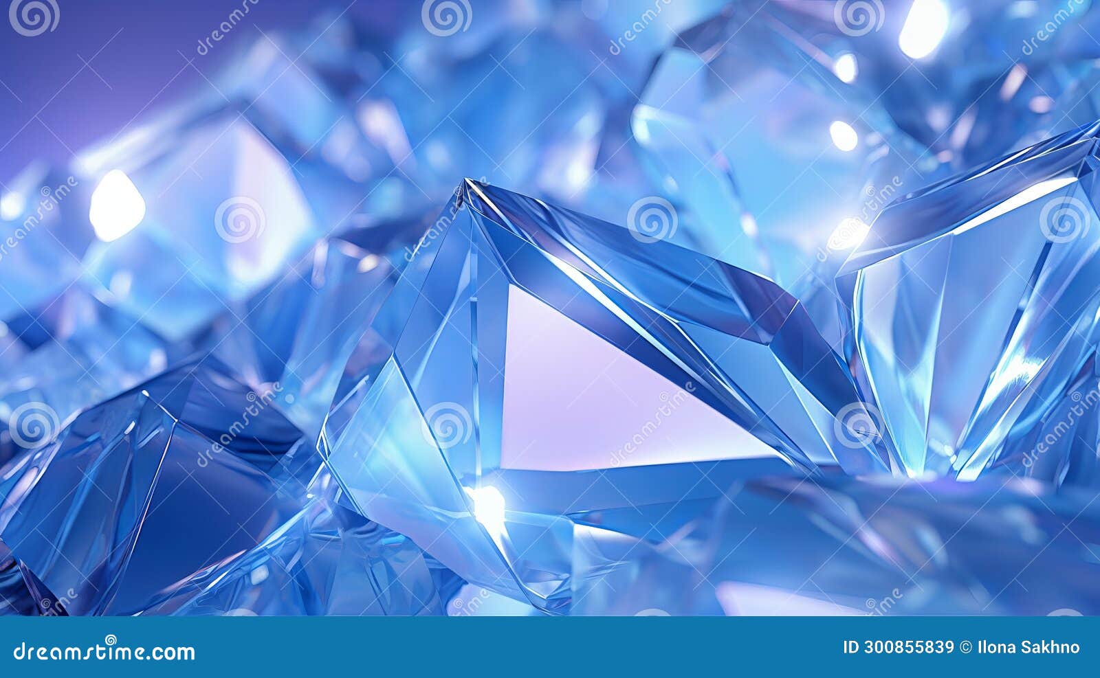 Background or Texture, Shiny Crystals of Blue Closeup. Classic Blue ...