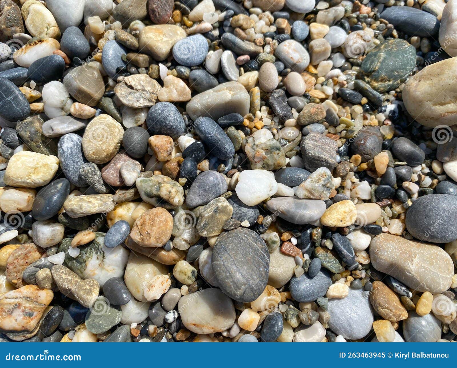 Background, Texture of Small Natural Multi-colored Stones, Small ...